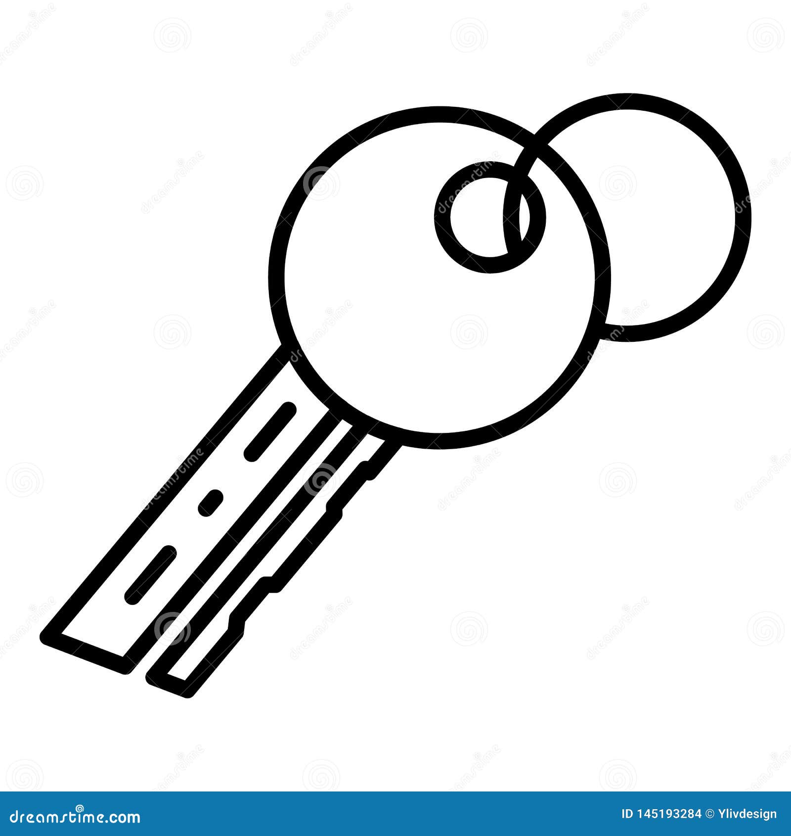 Car Key Icon, Outline Style Stock Vector - Illustration of electronic ...