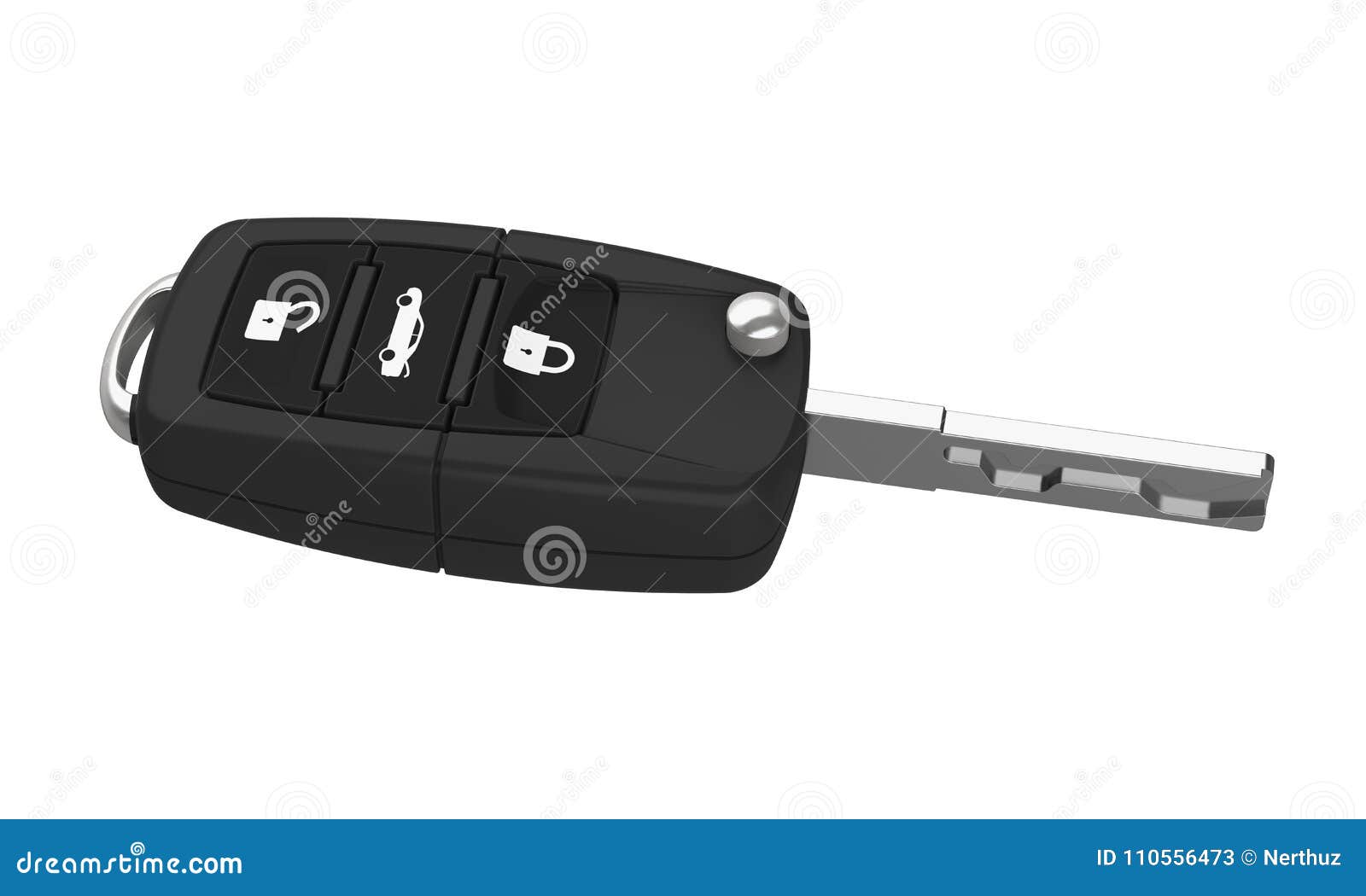 Car Key Isolated stock illustration. Illustration of control - 110556473