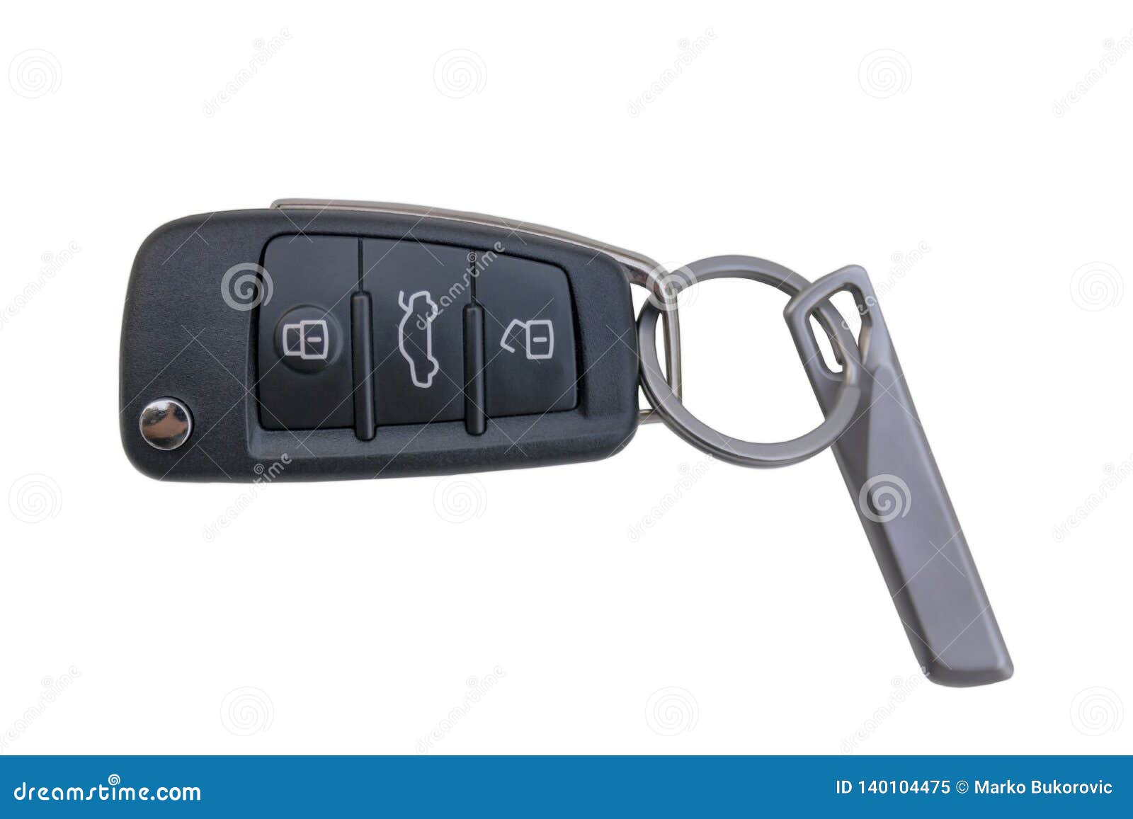 Car key isolated on white stock image. Image of transport - 140104475