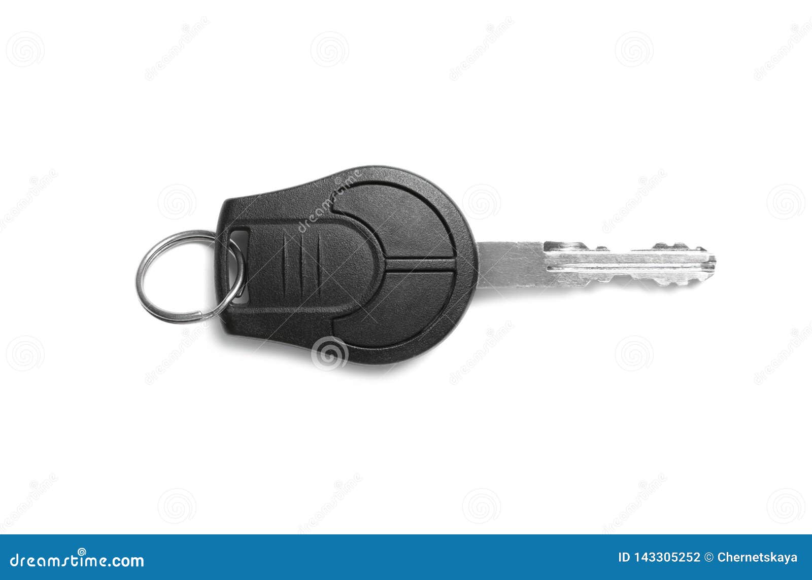 Car key on white, top view stock photo. Image of safety - 143305252