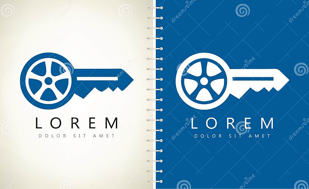 Car key logo stock vector. Illustration of accessory - 118935643