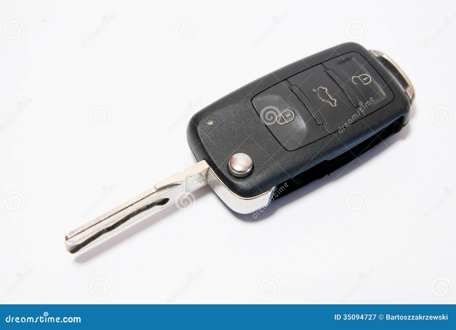 Car Key with Remote Control Stock Image - Image of automobile ...