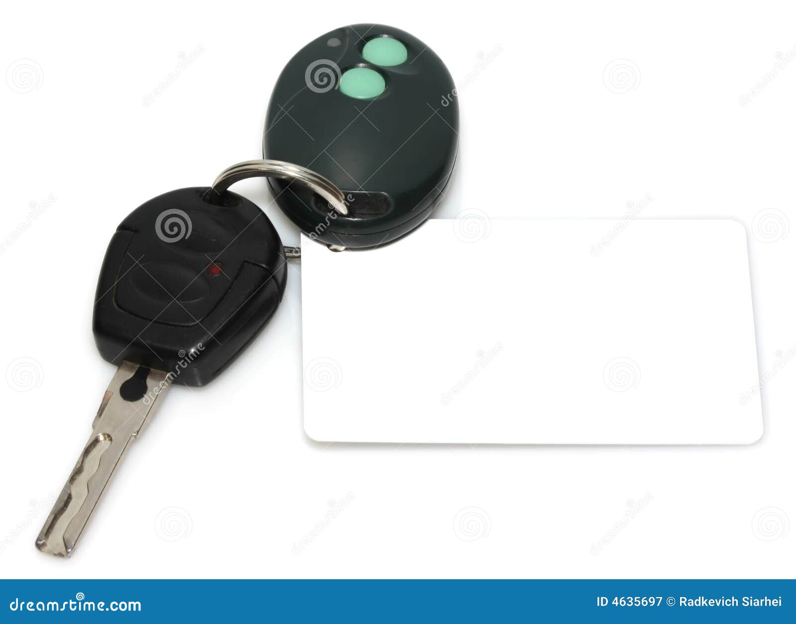 Car Key, Showing a Blank Tag for Custom Text Stock Image - Image of ...