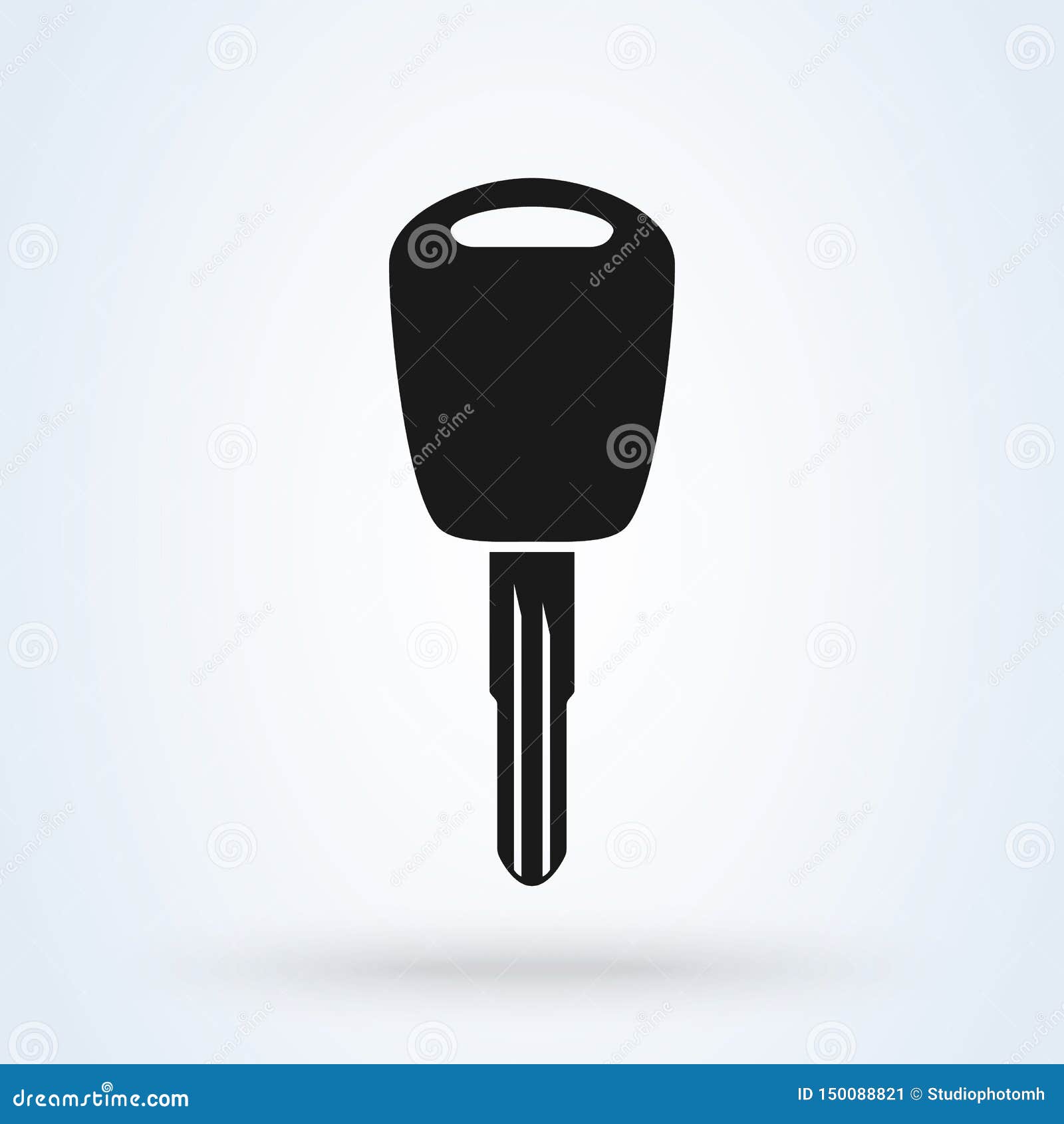 Car Key Simple Vector Modern Icon Design Illustration Stock Vector ...