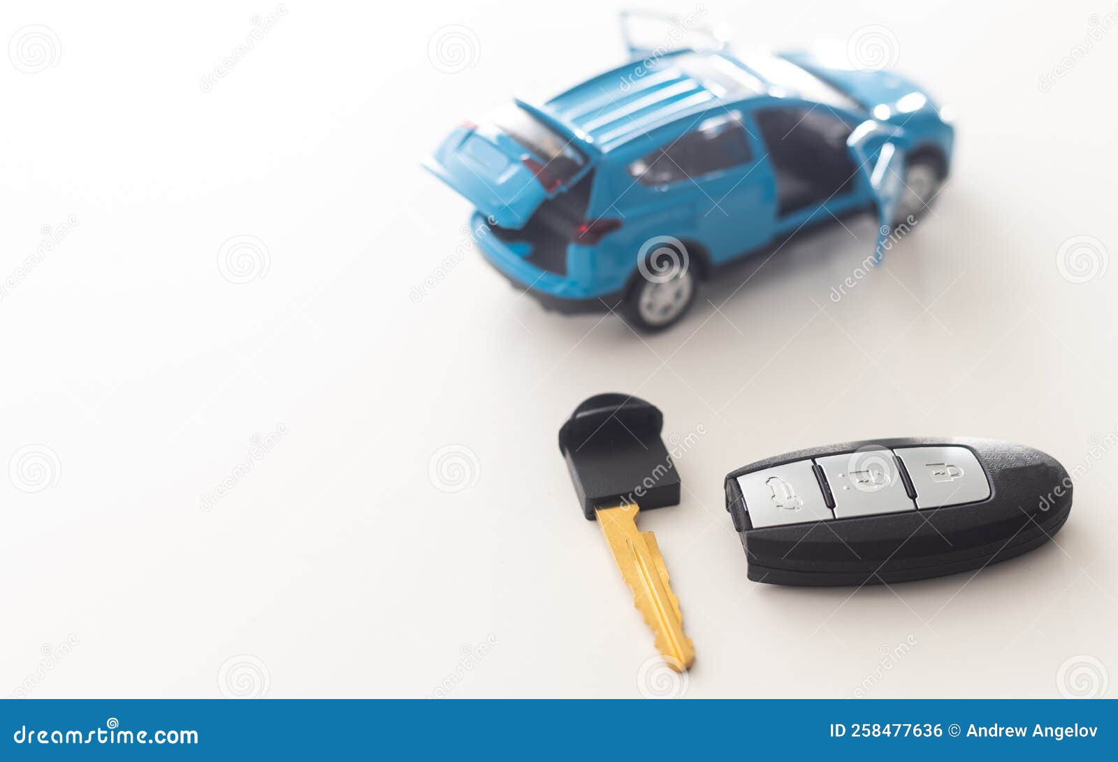 Car and Key. Toy Car and Fob Stock Photo - Image of owner, sales: 258477636