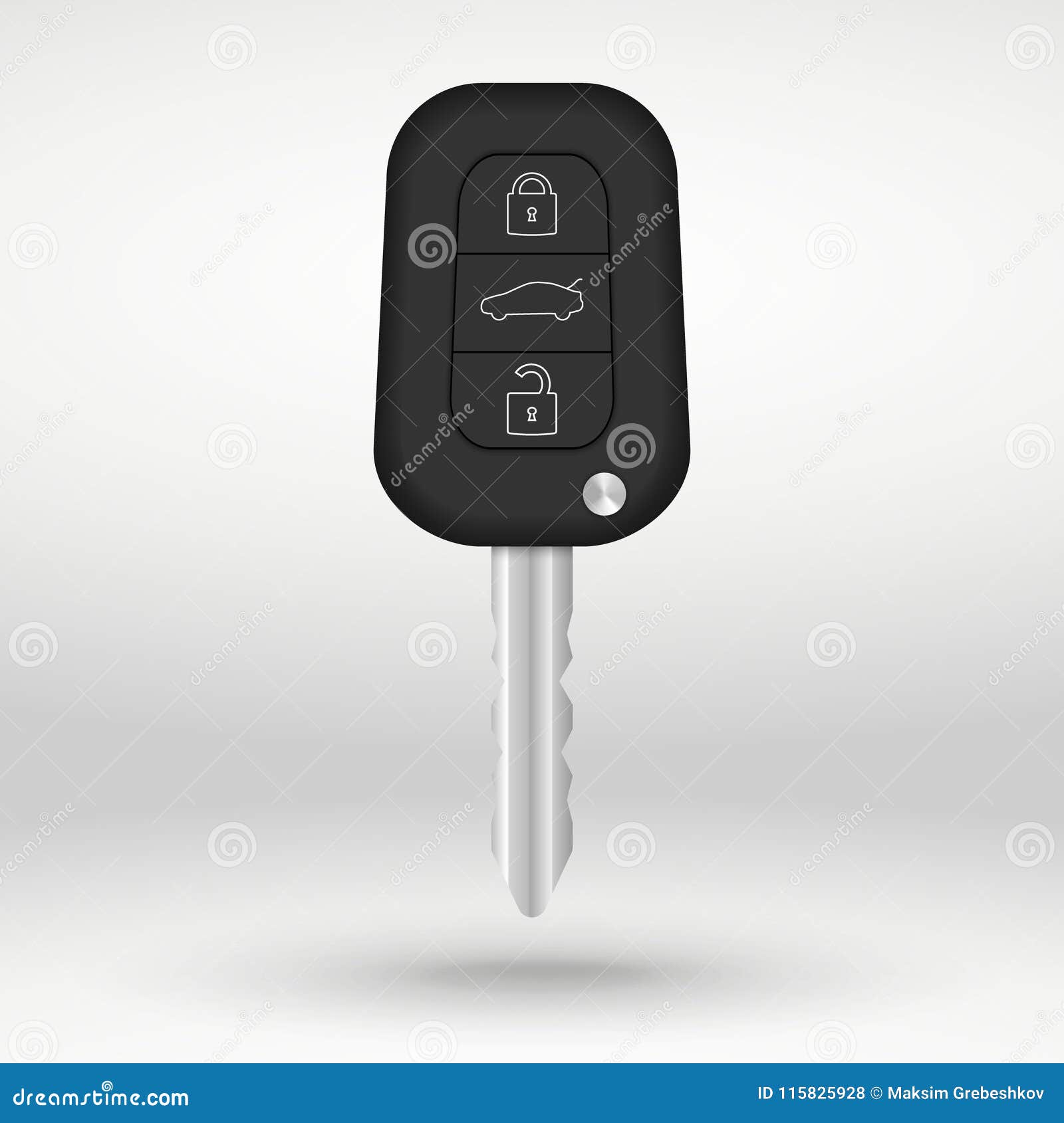 Car key vector stock vector. Illustration of secure - 115825928