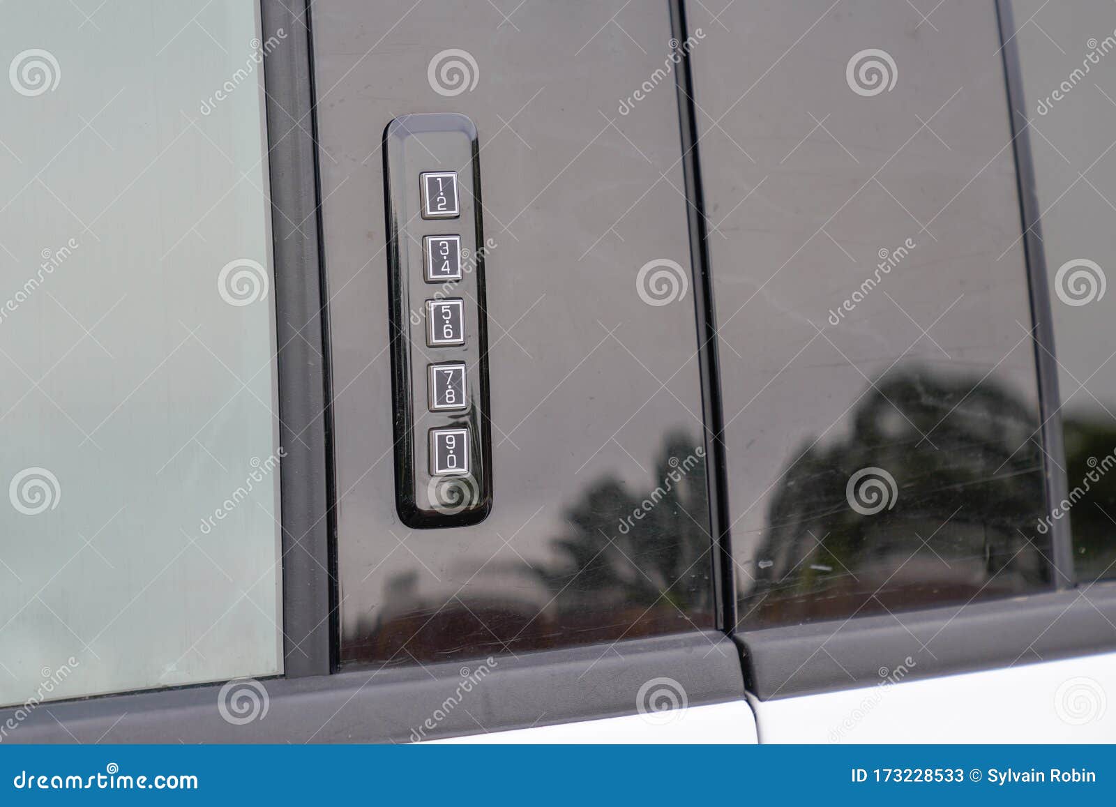 Car Keyless Entry Encrypted Door Keypad Code Vehicle Stock Image ...