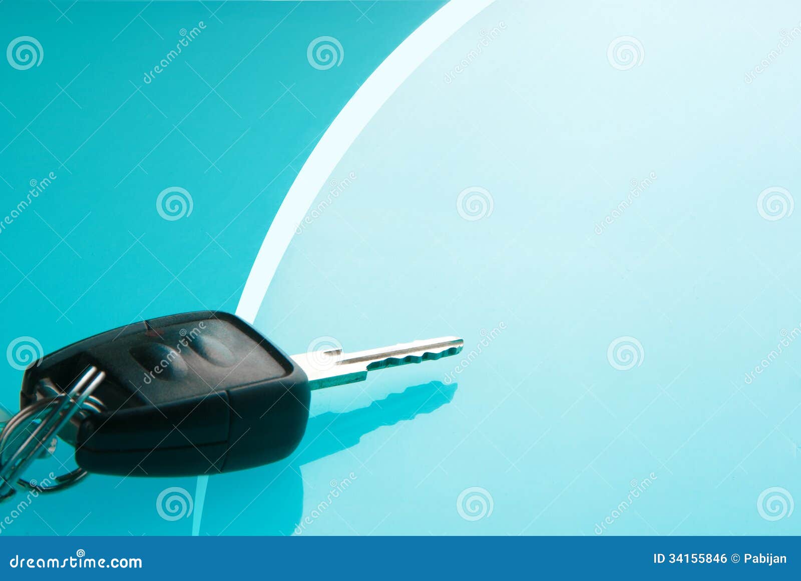 Car Keys on Blue Background Stock Photo - Image of central, remote ...