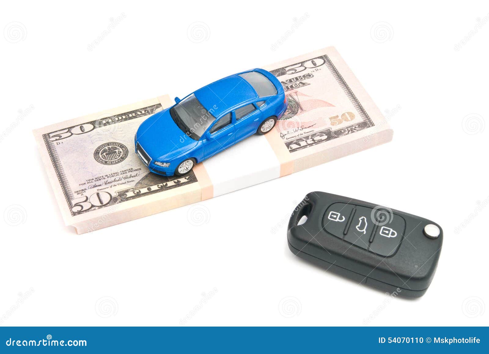 Keys Set On Blue Background. Door Lock Keys And Safes For Property ...