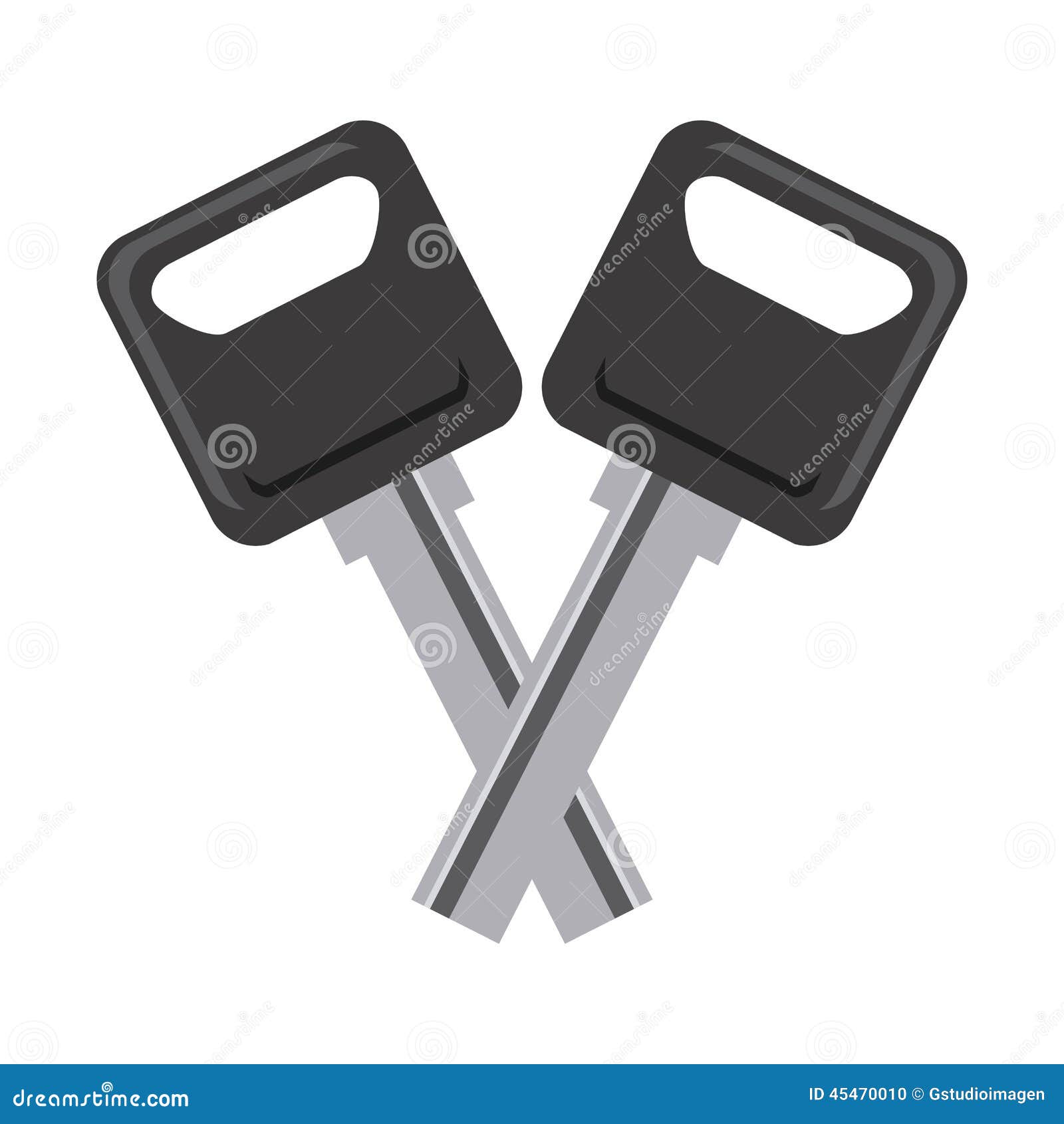 Car keys design stock vector. Illustration of symbol - 45470010