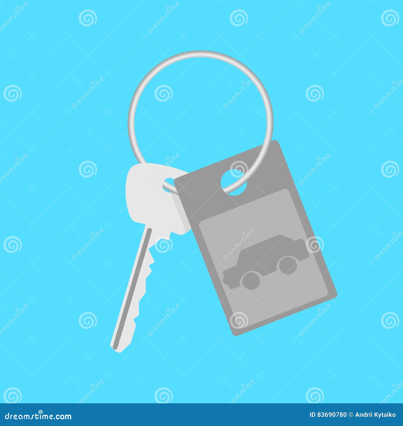 Car keys gift stock vector. Illustration of label, sedan - 83690780