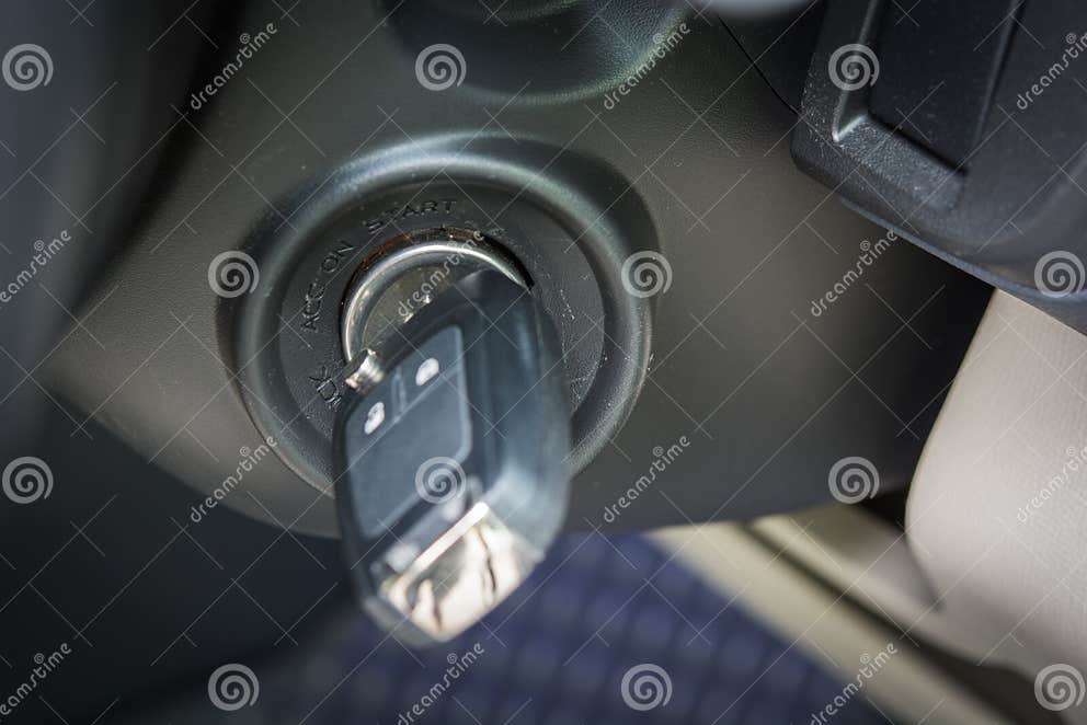 Car keys in ignition stock image. Image of black, responsible - 38852089