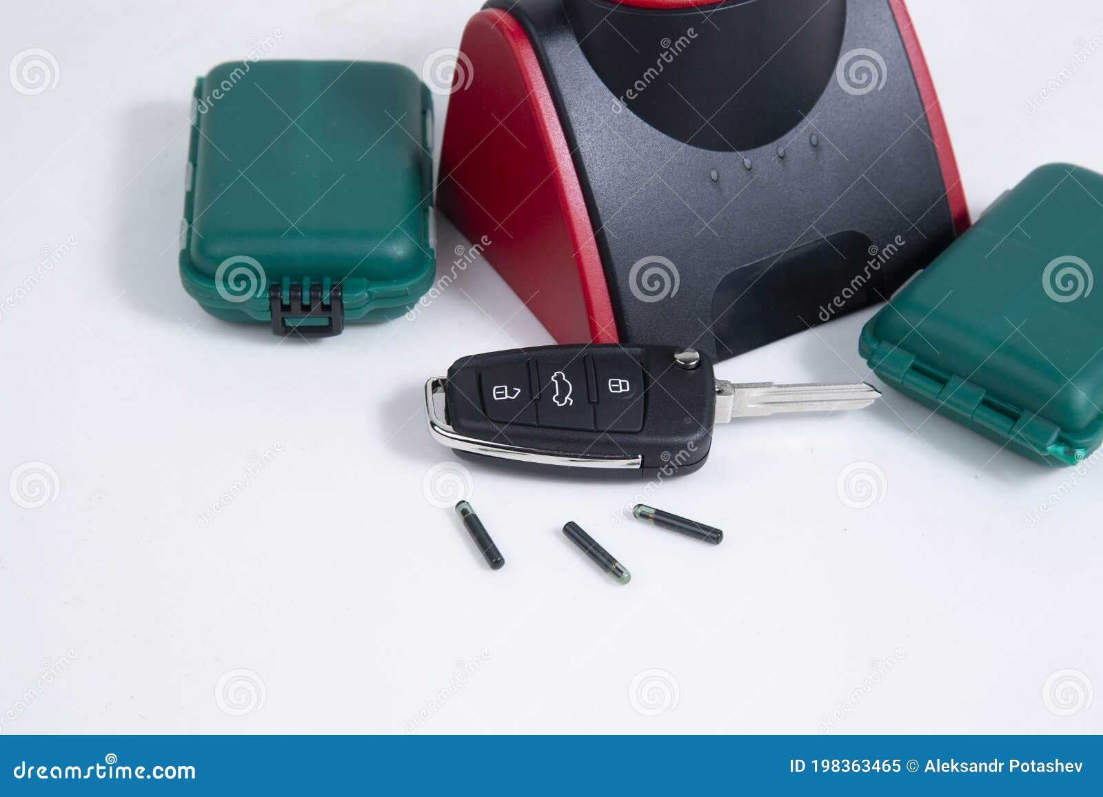 Car Keys, Manufacturing. Chips, Programming Stock Image - Image of ...