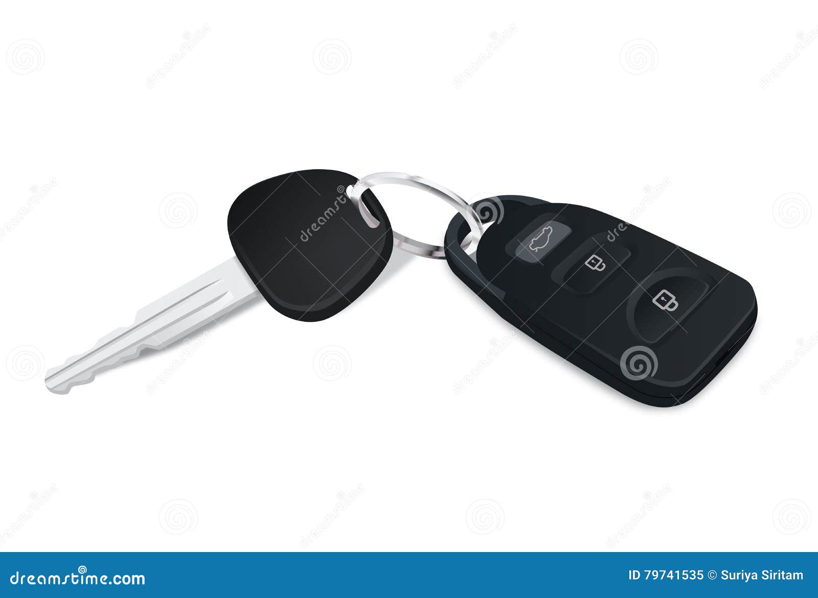 Car Keys Vector stock vector. Illustration of stainless - 79741535