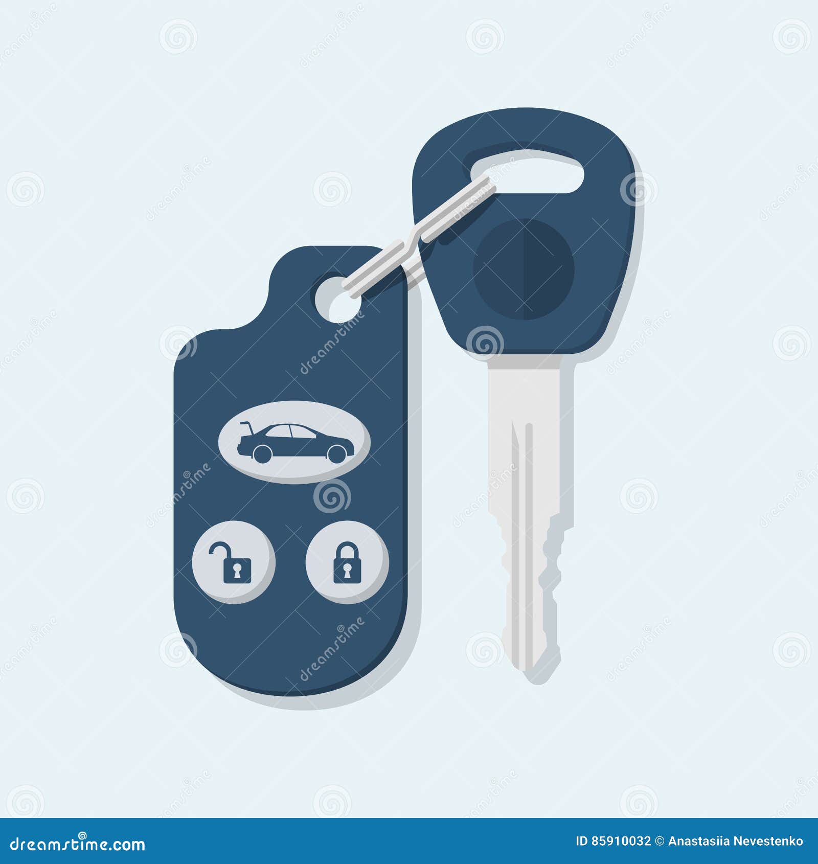 Car keys vector stock vector. Illustration of automobile - 85910032