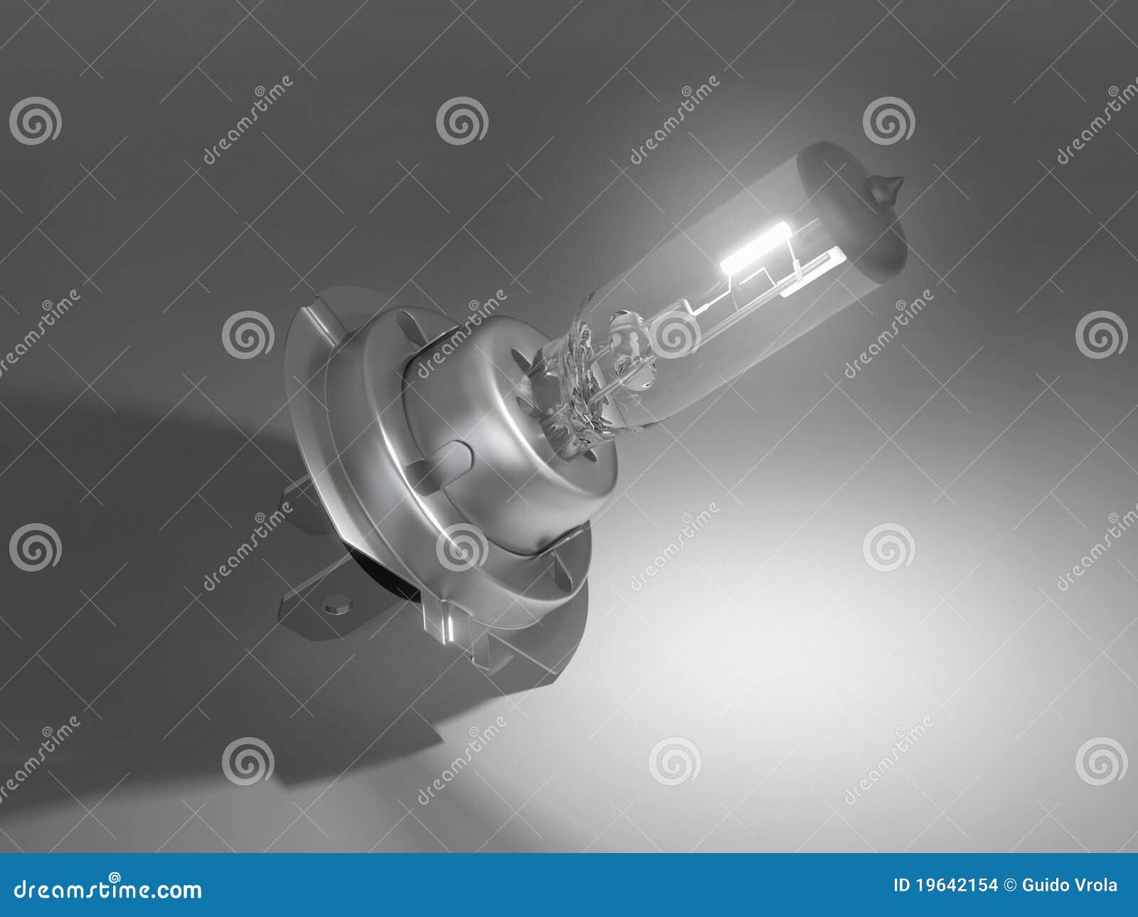 Automotive Lamp. Car And Truck Bulbs And Lights. Set Of Realistic Light ...