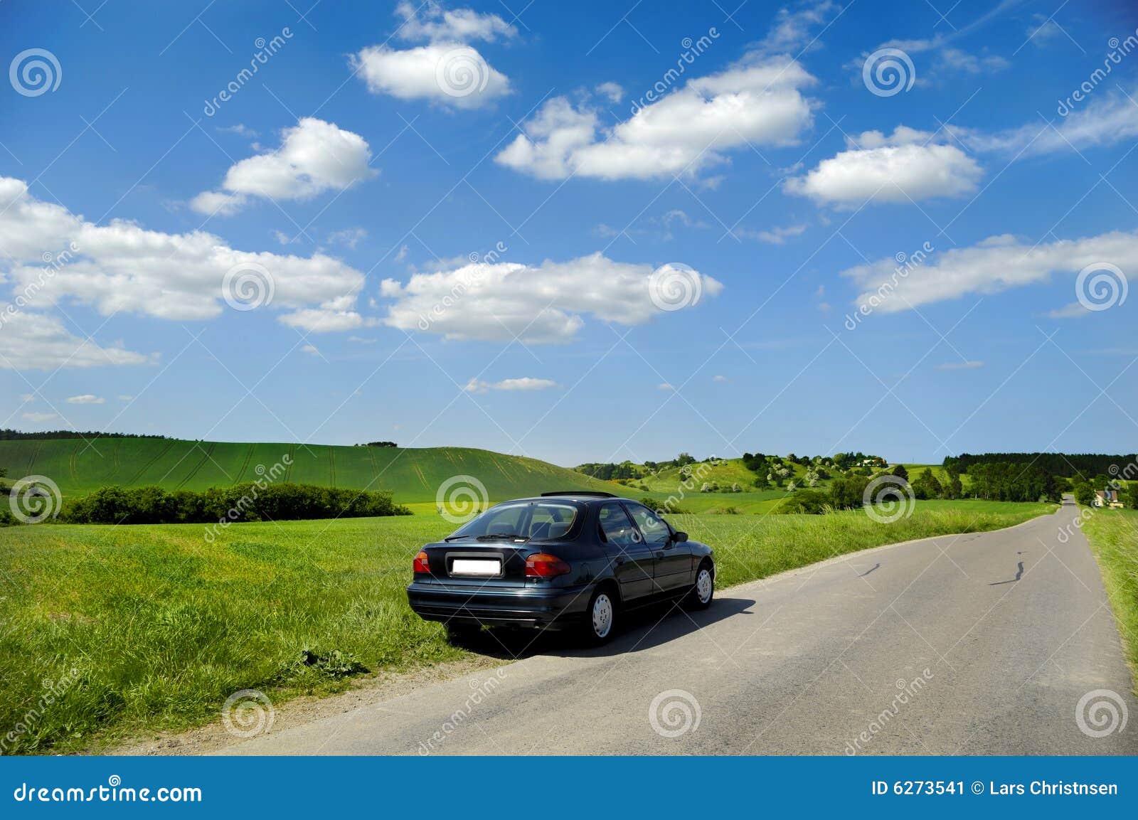 Car and landscape stock image. Image of nature, beautiful - 6273541