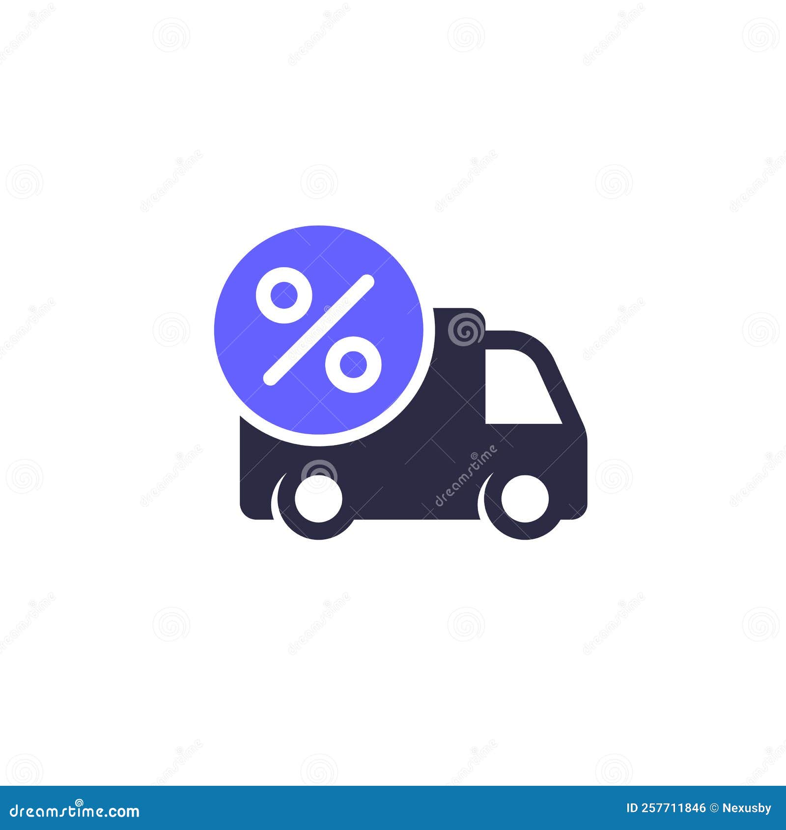 Car Leasing Icon with a Van Stock Vector - Illustration of leasing ...