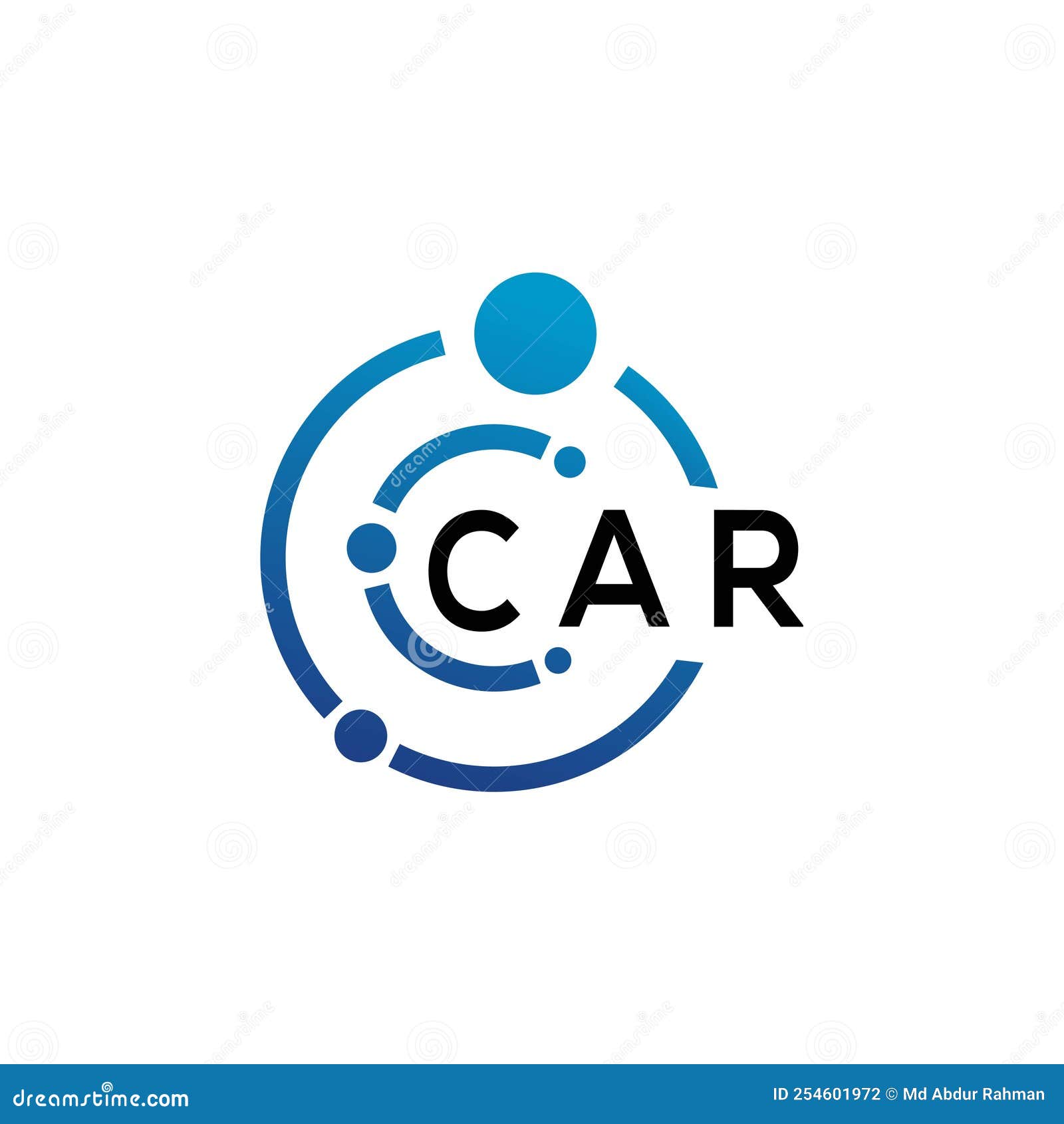 CAR Letter Logo Design on White Background. CAR Creative Initials ...