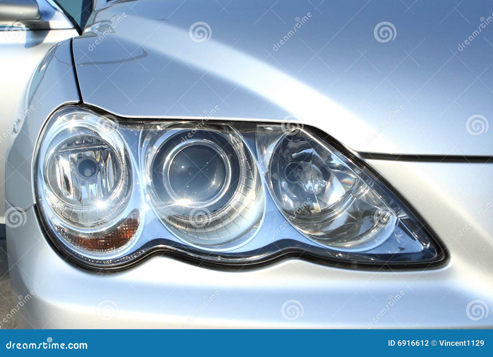Car light stock photo. Image of business, gray, bumper - 6916612