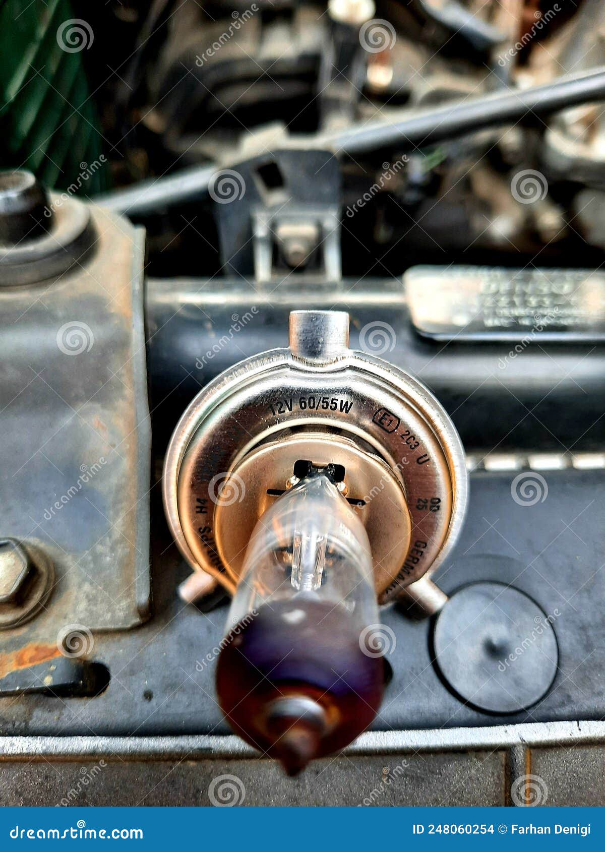 Car Light Bulb stock photo. Image of spareparts, bulb - 248060254