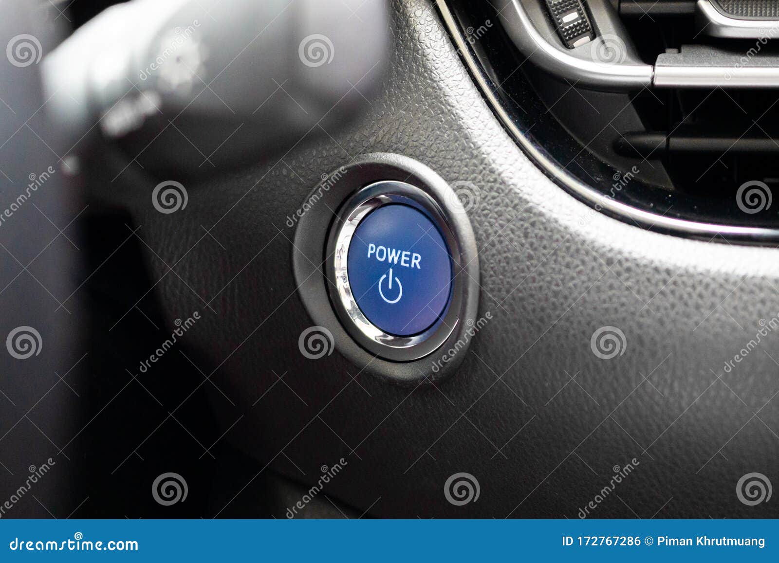 Car Light Control Switch Closeup Stock Photo - Image of electronic ...