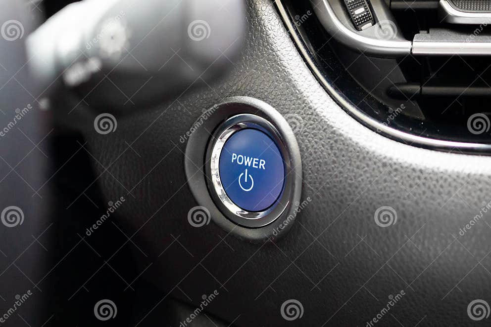 Car Light Control Switch Closeup Stock Photo - Image of electronic ...