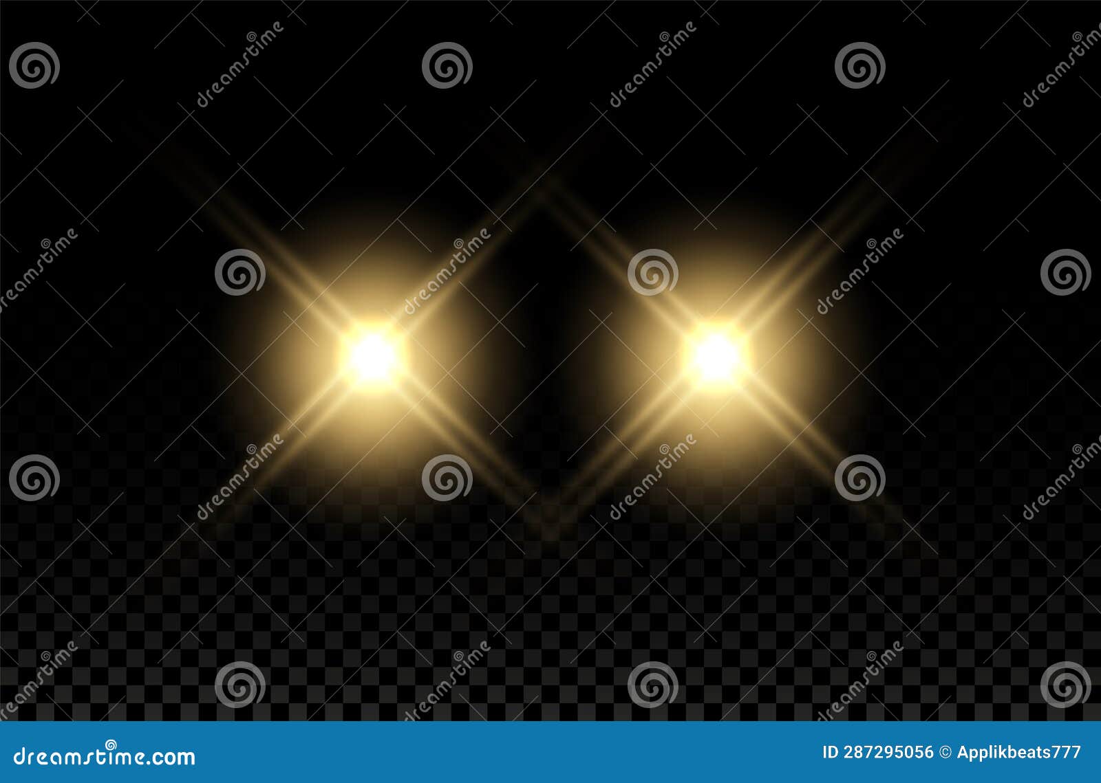 Round Car Headlight. Cartoon Vector | CartoonDealer.com #90896489