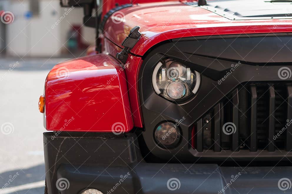 Car light front stock image. Image of headlights, lights - 126298903