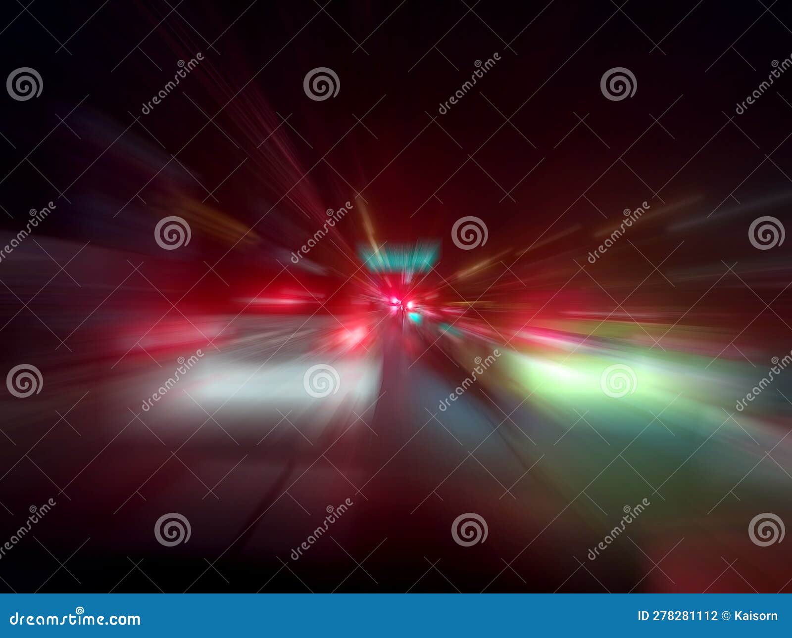 Car Light Speed Line Motion Blur on Night Road Stock Photo - Image of ...