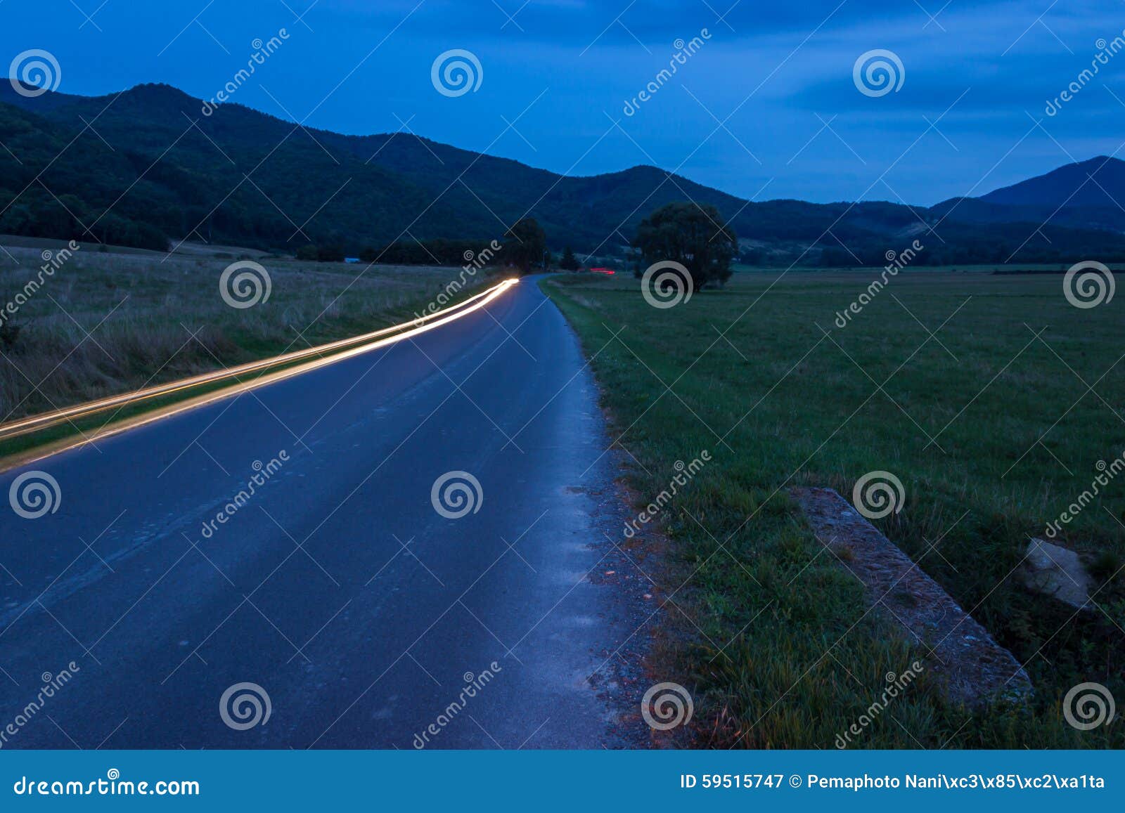 Car Light Streaks stock image. Image of exposure, streaks - 59515747