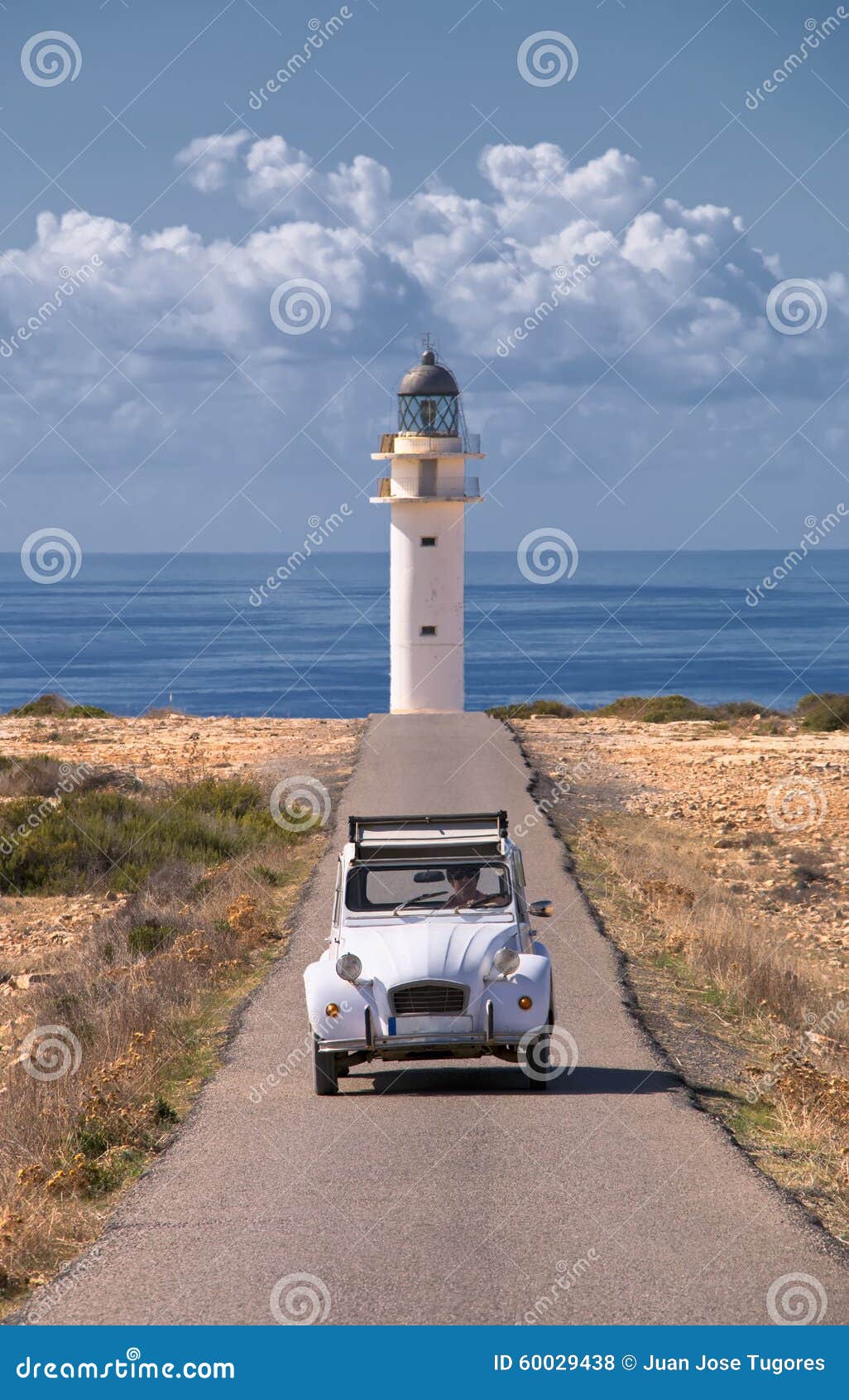 Car and lighthouse stock photo. Image of beacon, view - 60029438