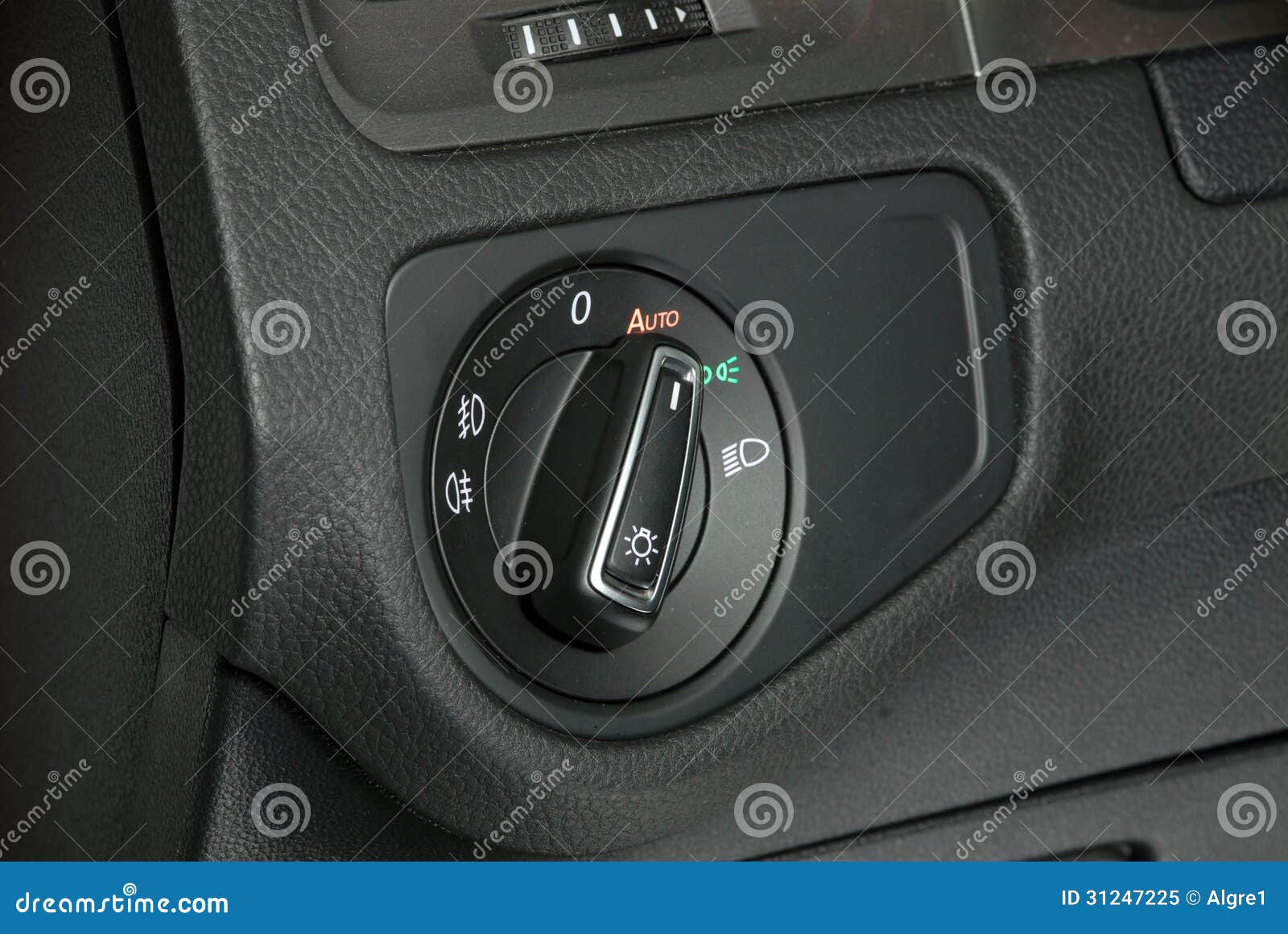 Car lighting switch stock image. Image of automotive - 31247225