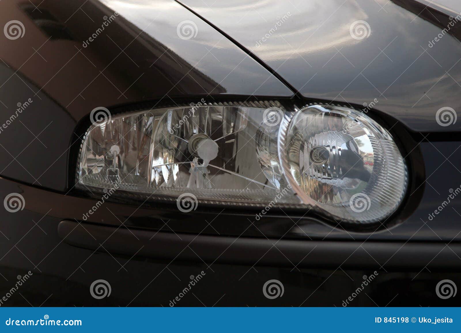 Car lights stock photo. Image of light, headlight, italy - 845198