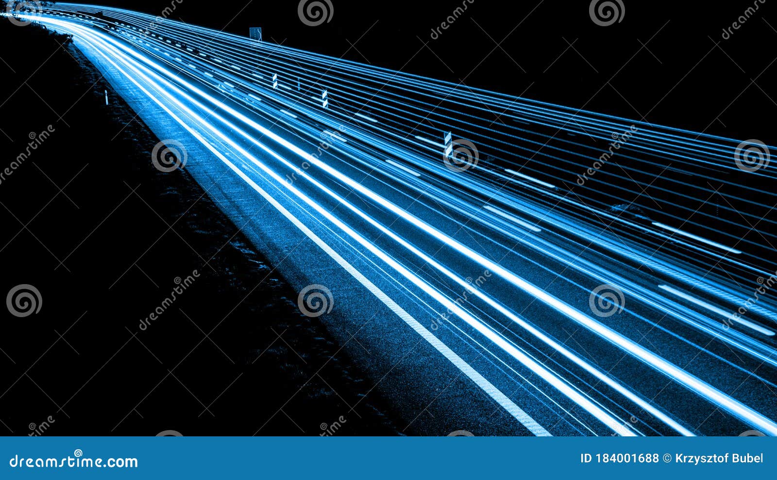 Car Lights at Night on the Road Stock Photo - Image of truck, night ...