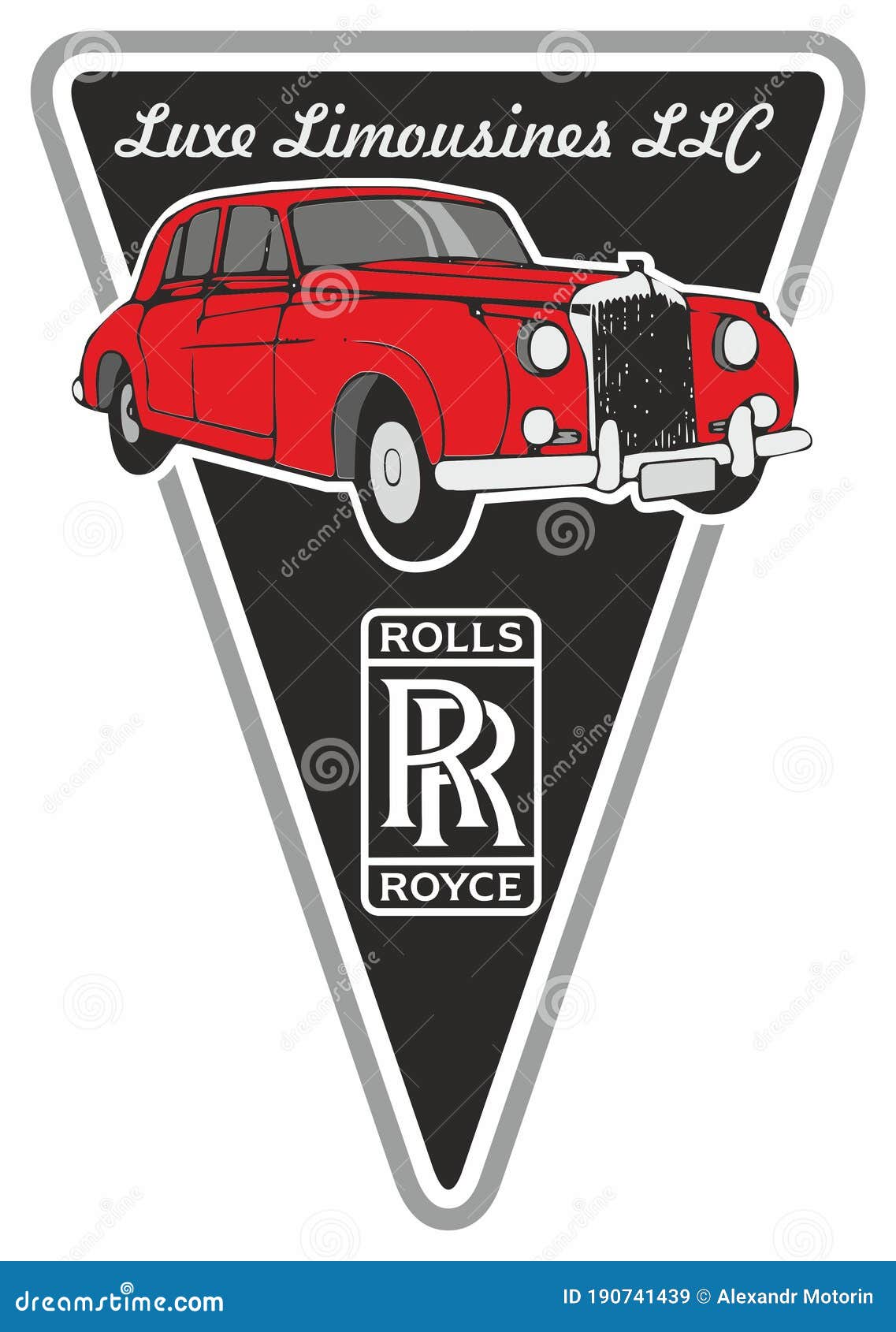 Rolls Royce Vector Art Logo | CartoonDealer.com #183282559