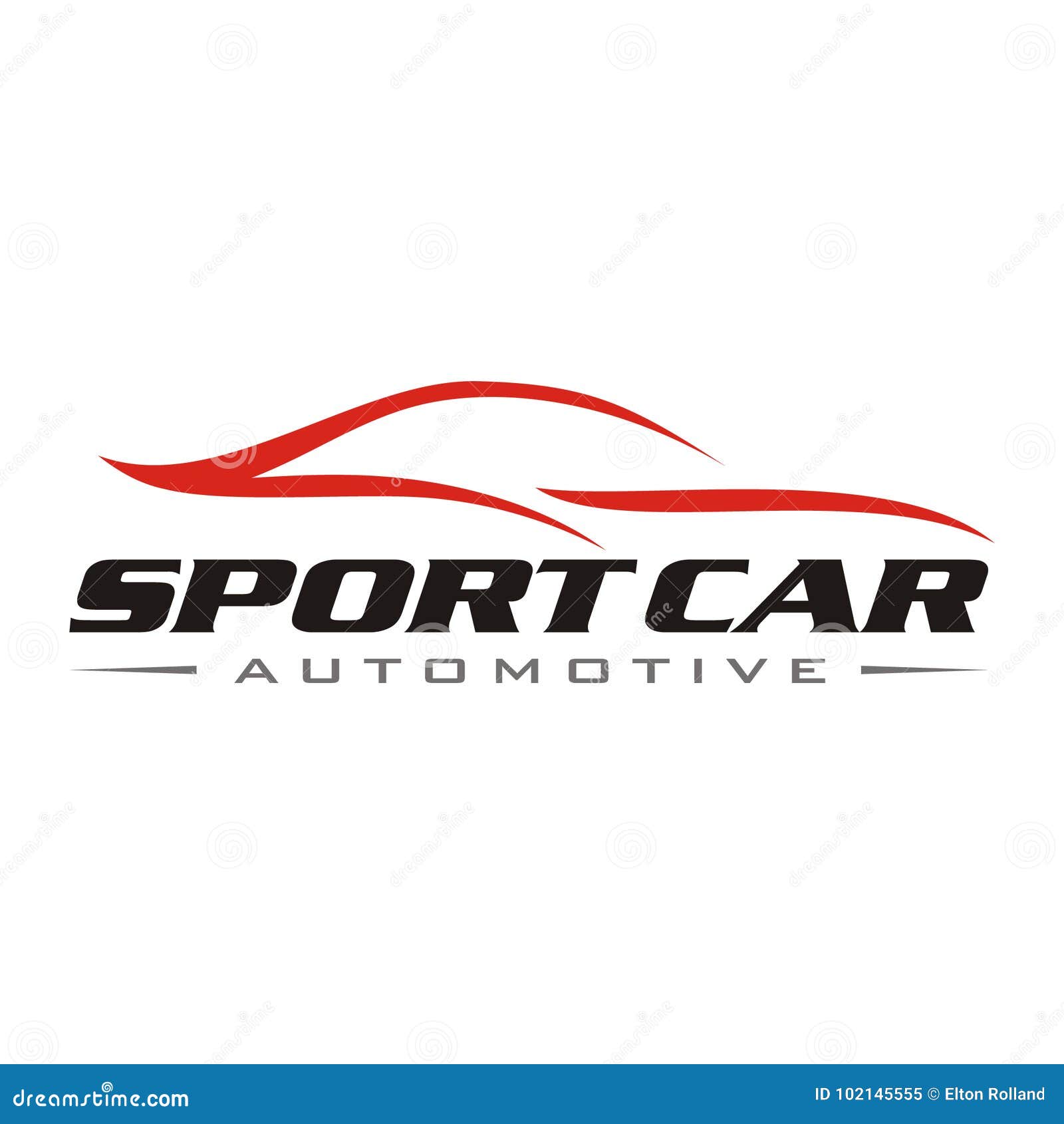 Car line logo stock illustration. Illustration of concept - 102145555