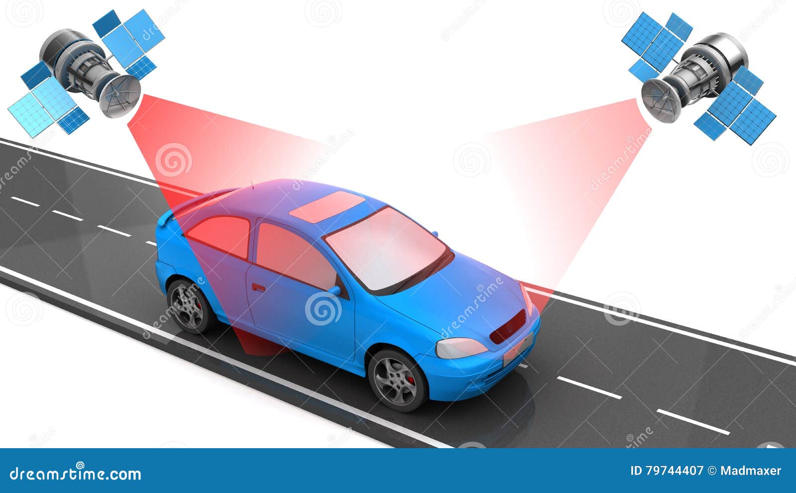 Car location tracking stock image. Image of positioning - 79744407