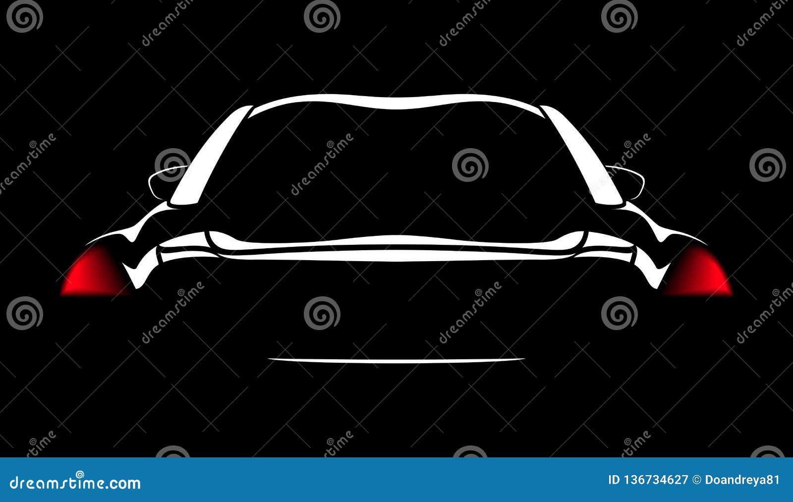 Car Logo Abstract Lines Vector. Vector Illustration Stock Vector ...