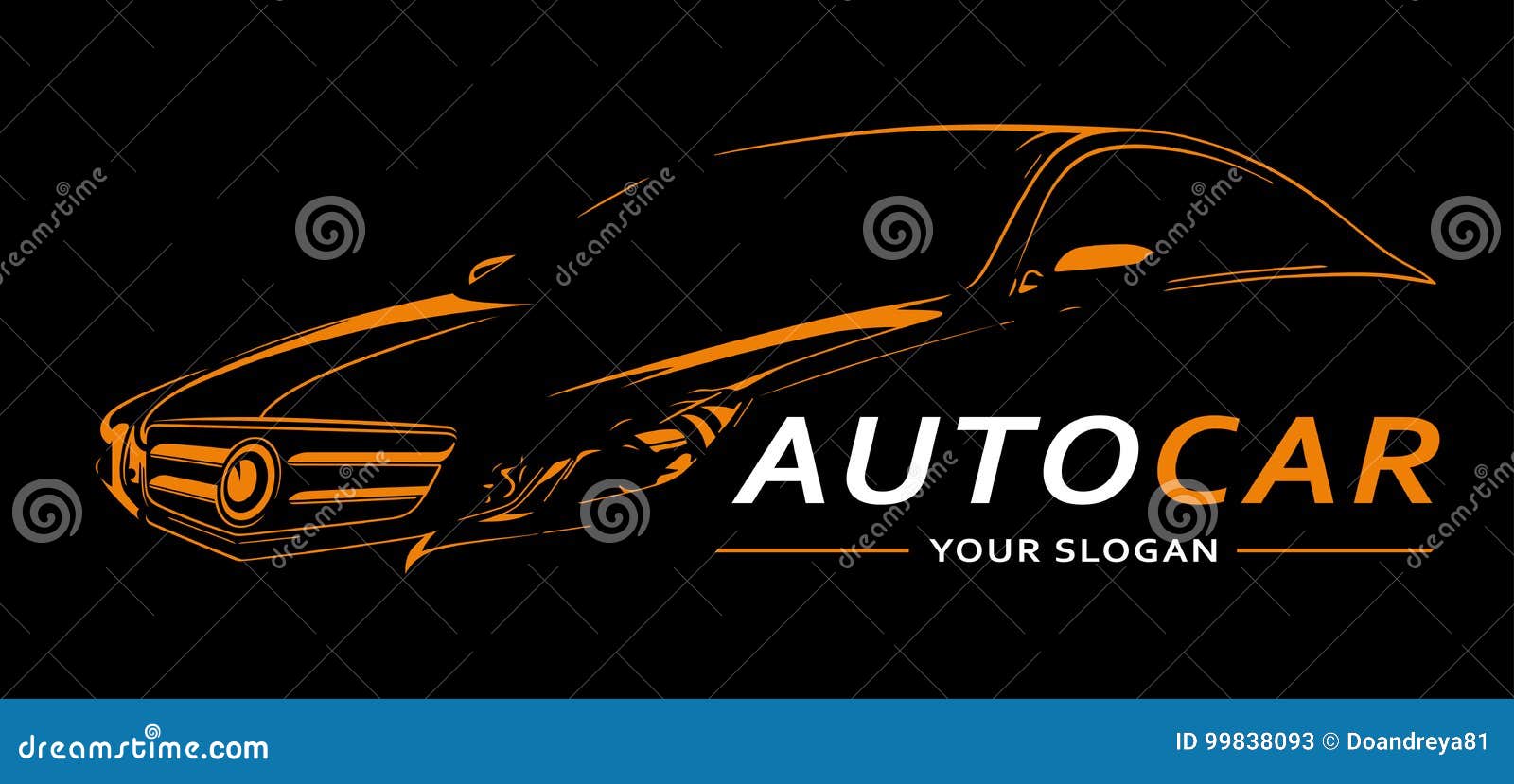 Car Logo Abstract Lines Vector. Vector Illustration Stock Vector ...