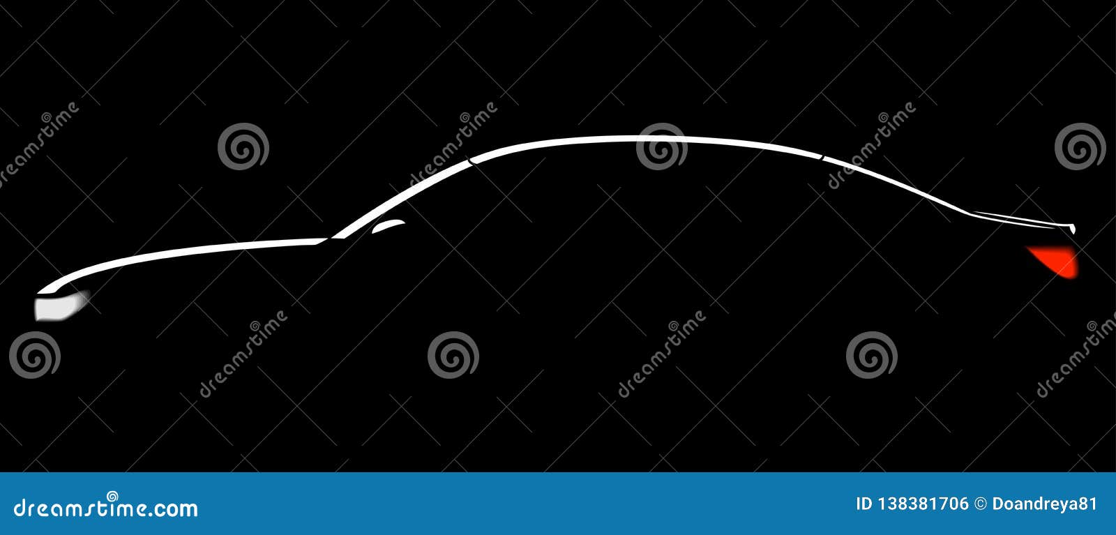 Car Logo Abstract Lines Vector. Vector Illustration Stock Vector ...