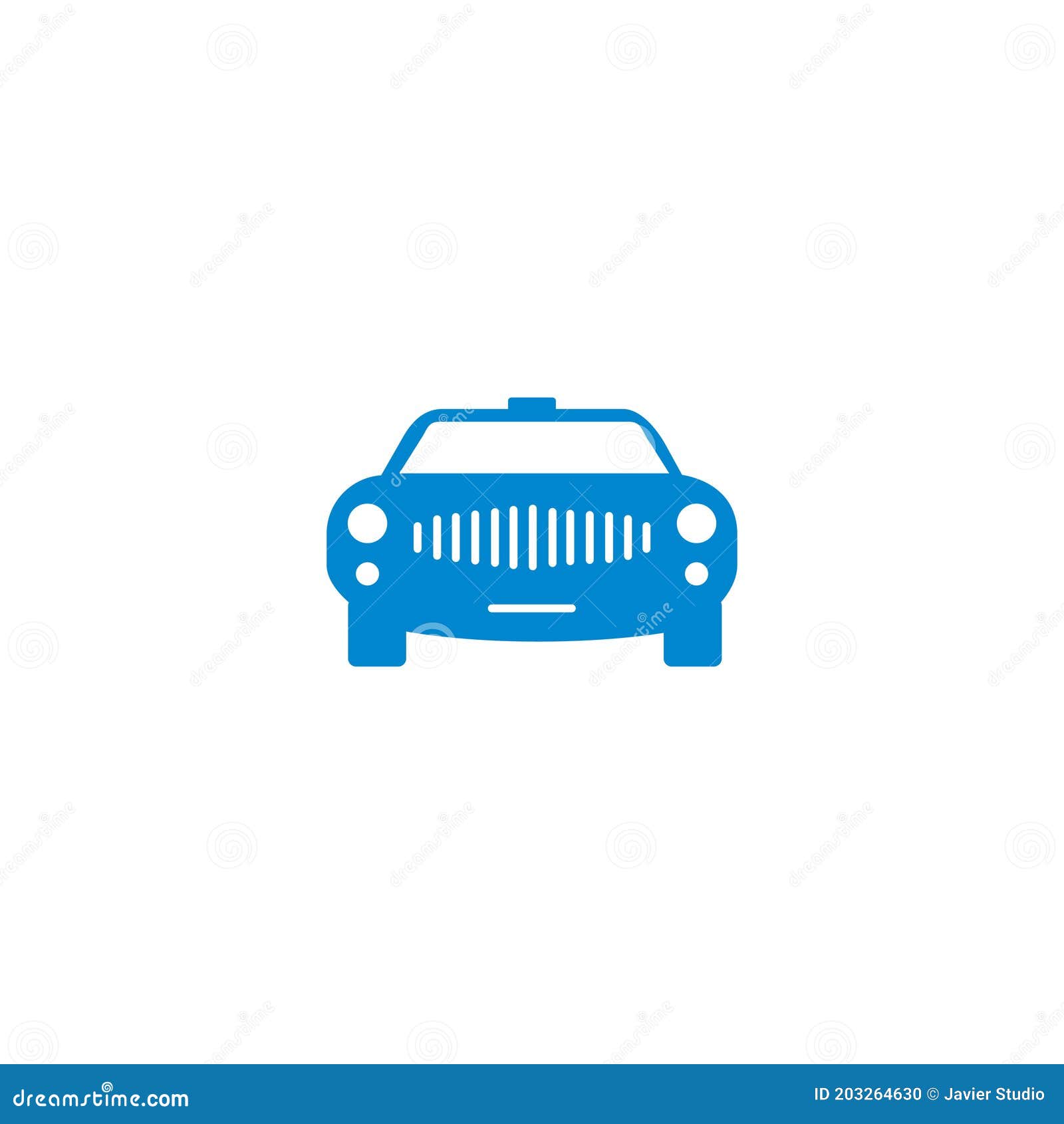 Car logo design blue color stock vector. Illustration of identity ...