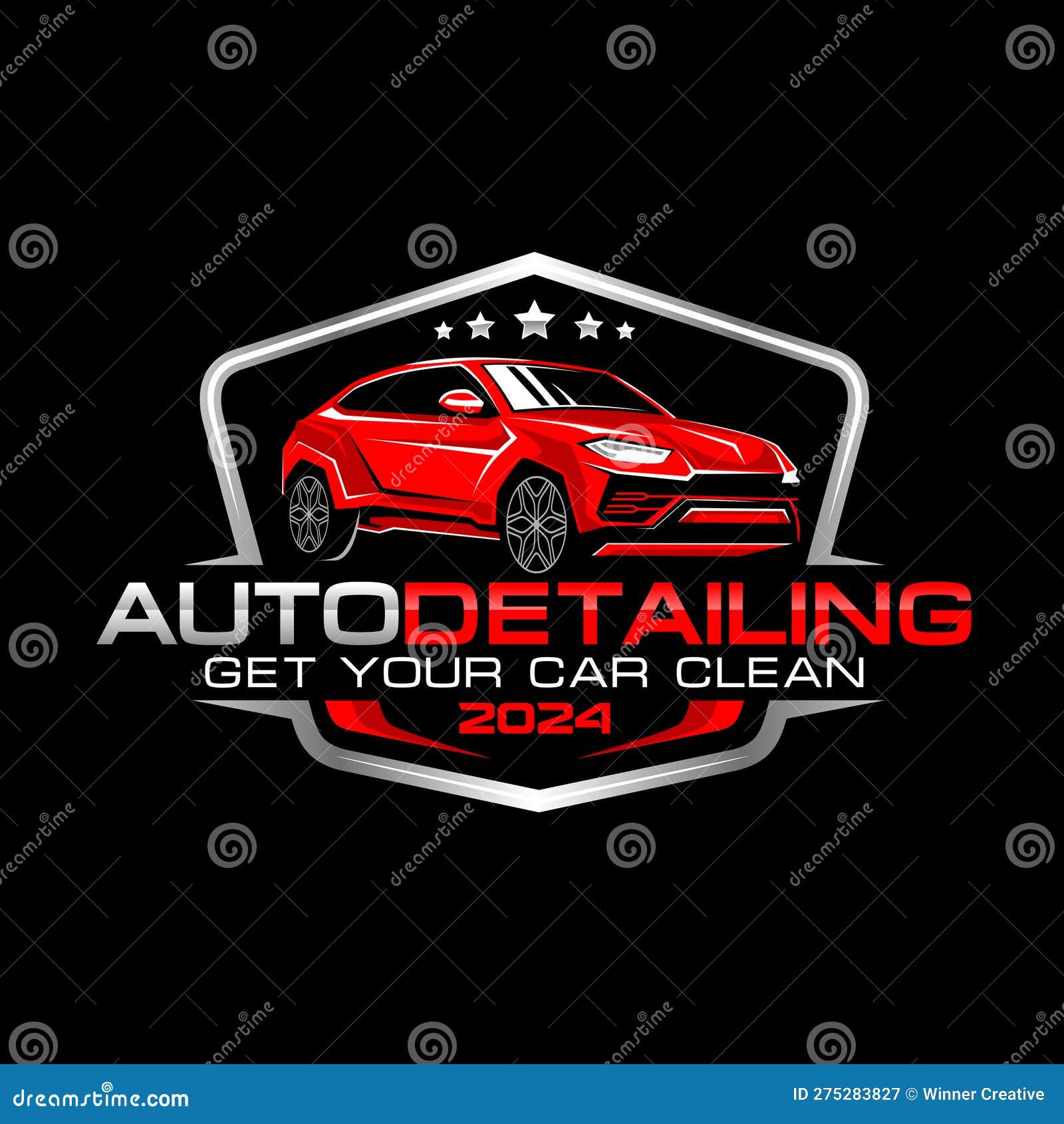 Car Detailing Logo Design Illustration Vector Stock Vector ...
