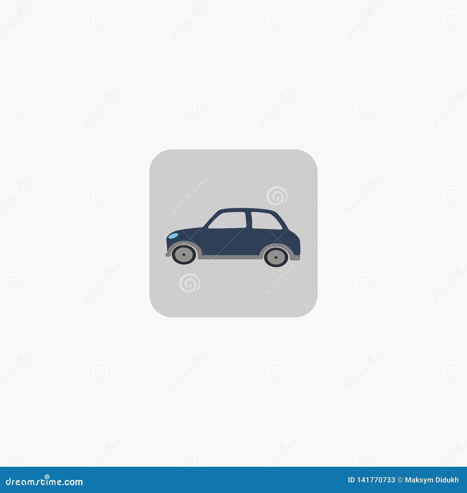 Car. Logo. Icon. Small Car. Vector Illustration. EPS 10 Stock ...