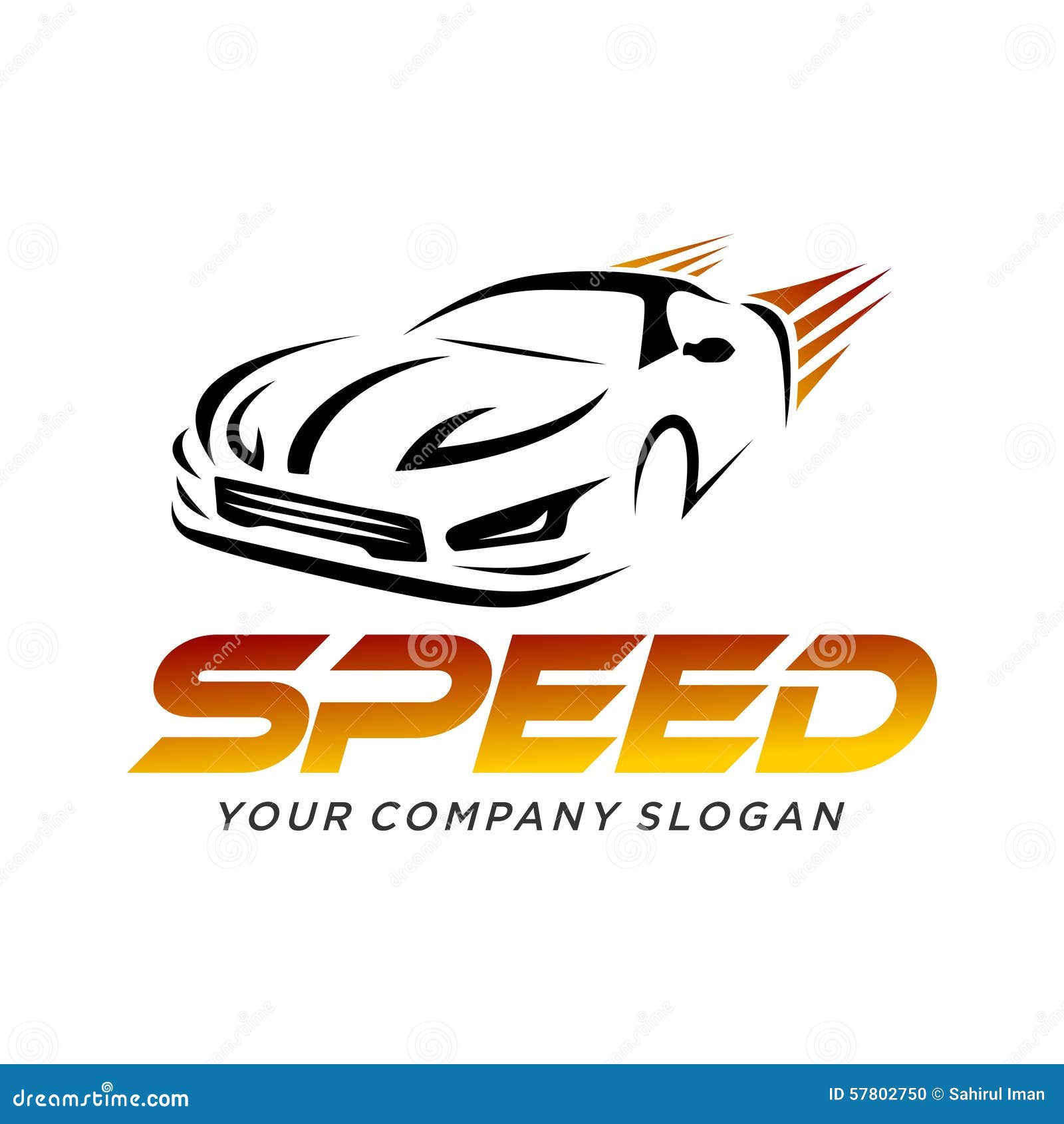 Car Logo TemplateWith Flat Color Stock Vector - Illustration of concept ...