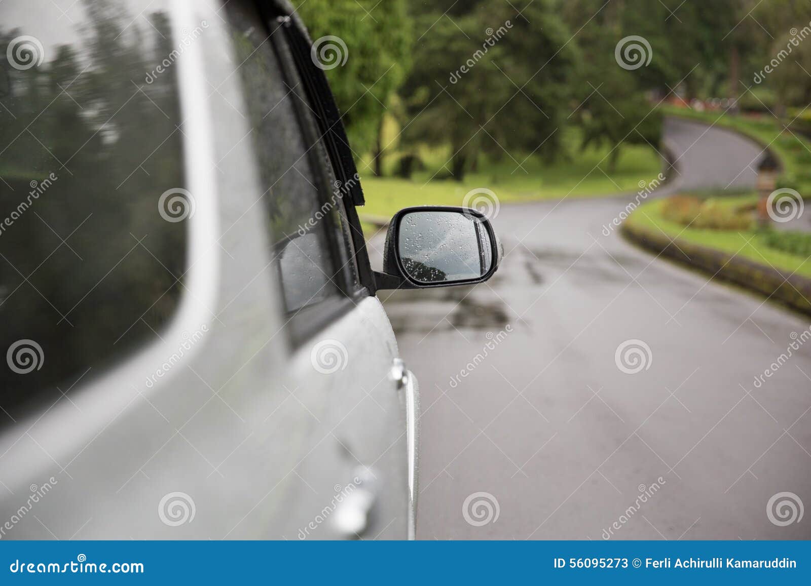 A Car Looked from Ouside, Behind Stock Image - Image of macro, white ...