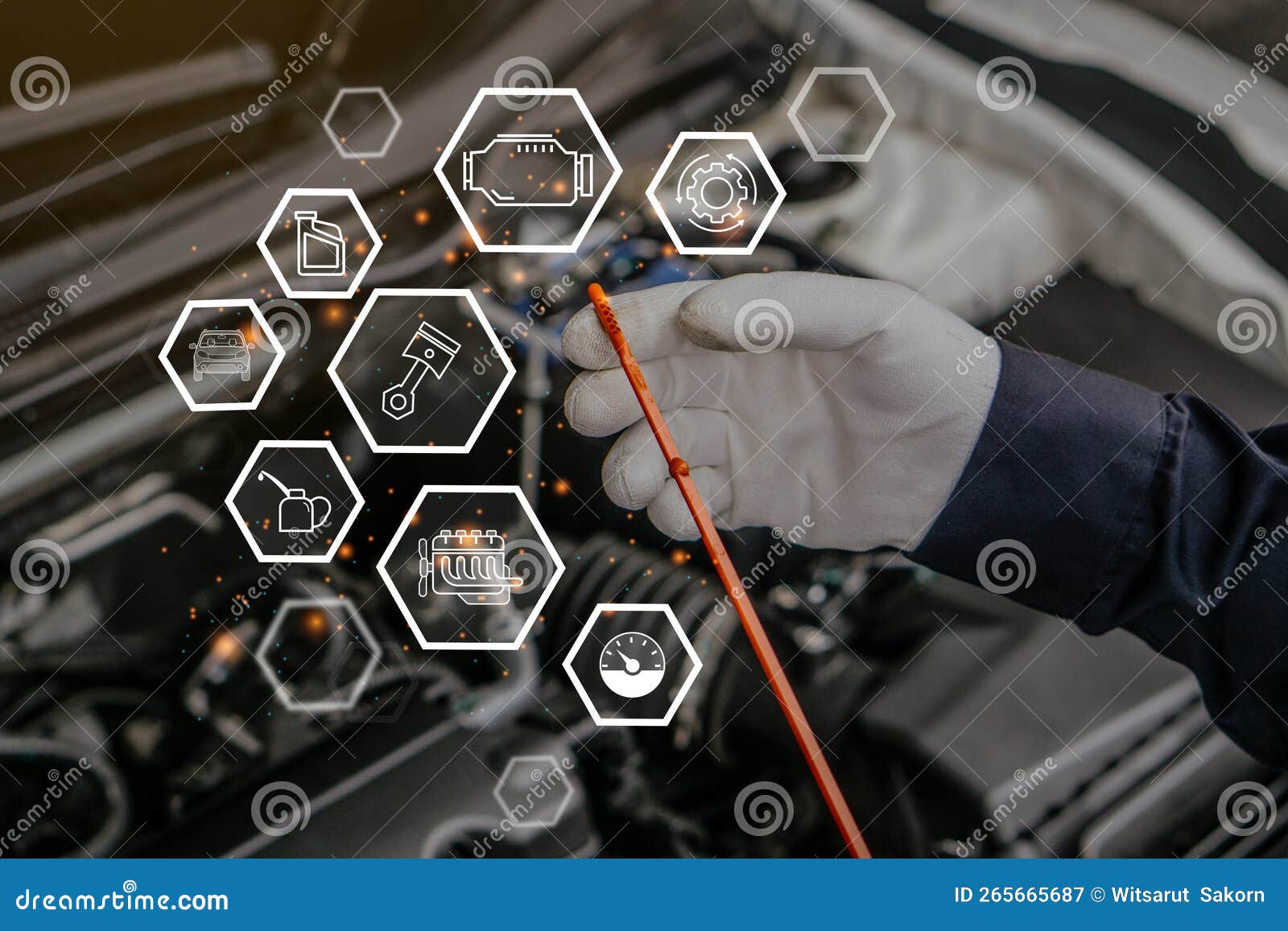 Car Maintenance Concept.Car Repair Service Stock Image - Image of ...