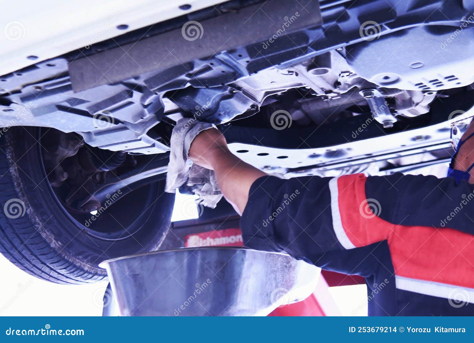 Car Maintenance and Inspection Work. Stock Photo - Image of maintain ...