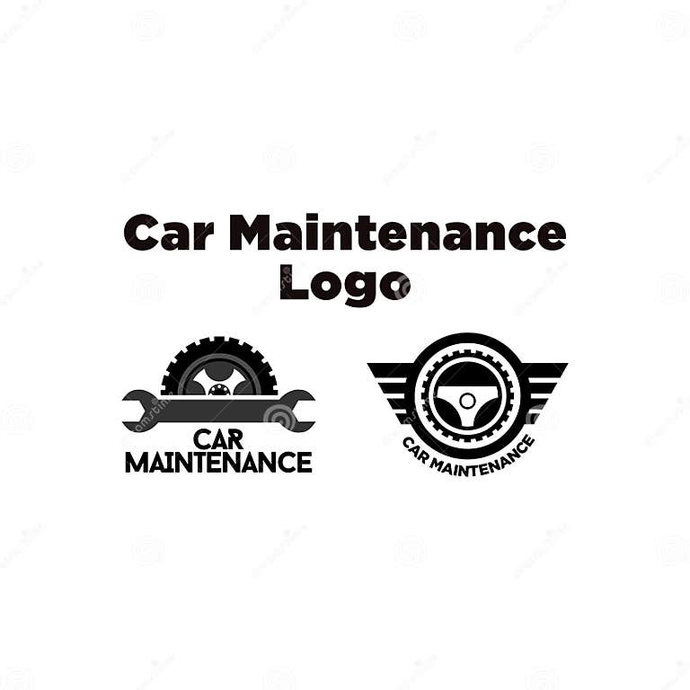 Car Maintenance Logo Template Stock Vector - Illustration of battery ...