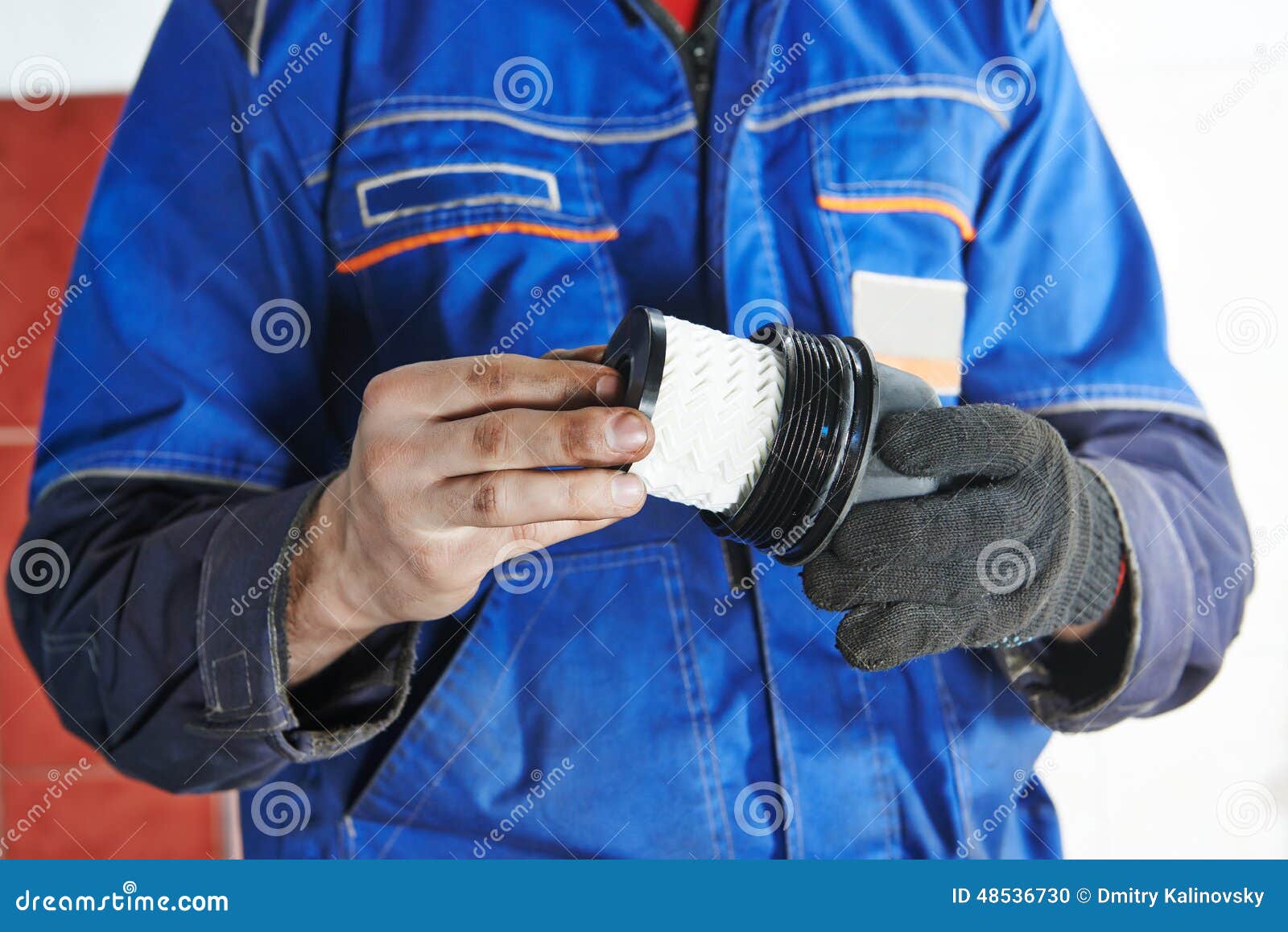 Car Maintenance - Oil Filter Replacing Stock Photo - Image of repairman ...